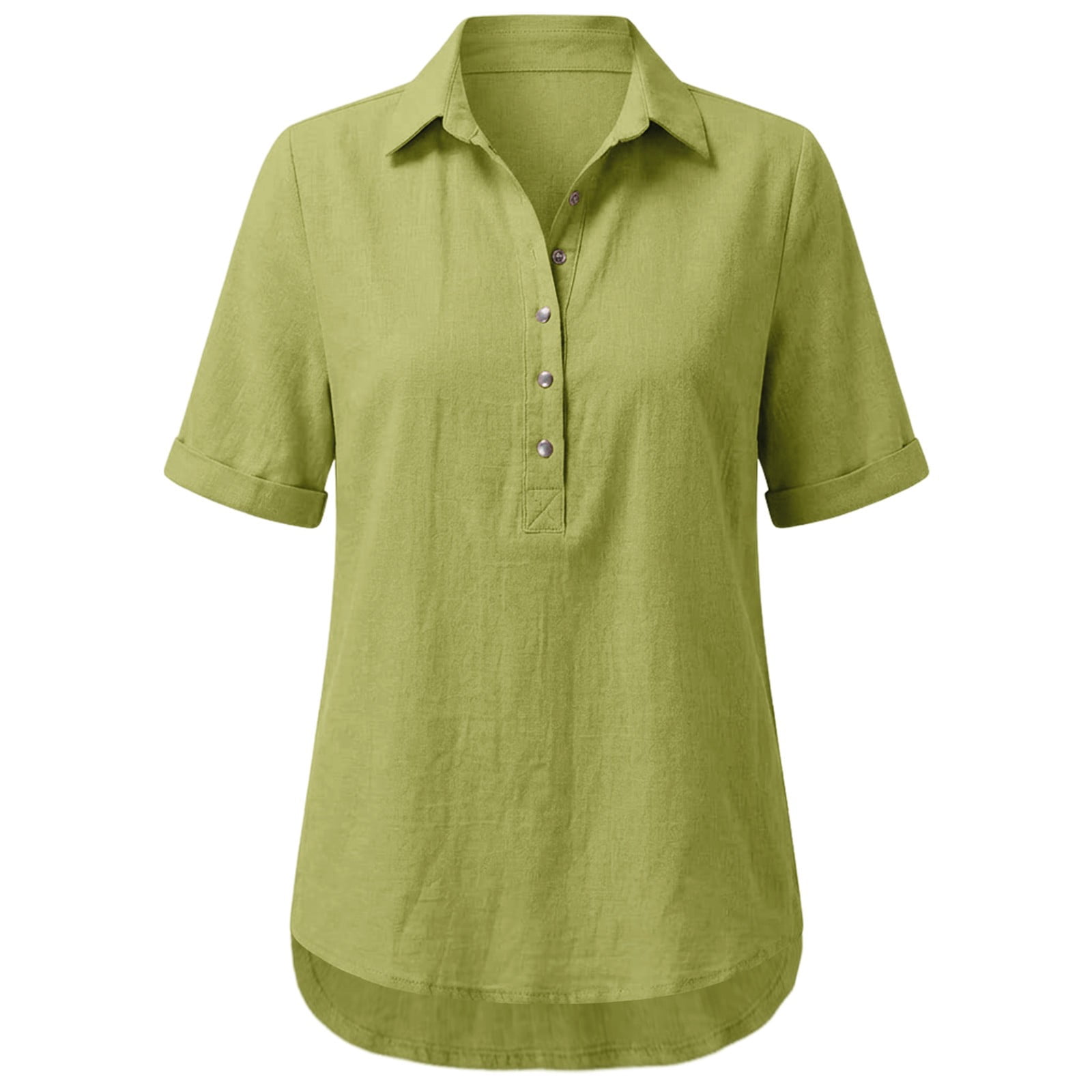 Blouses for Women Dressy Casual Shoulder Cut Front Short Back Long ...