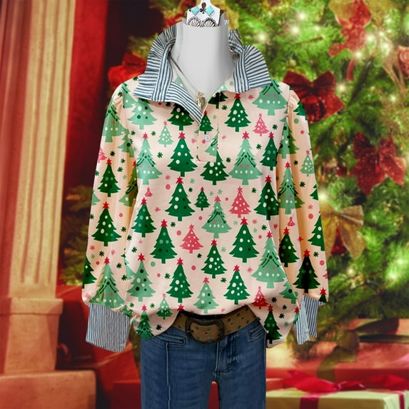 Blouses for Women Dressy Casual Women's Fall Tops 2025 Stand Collar ...