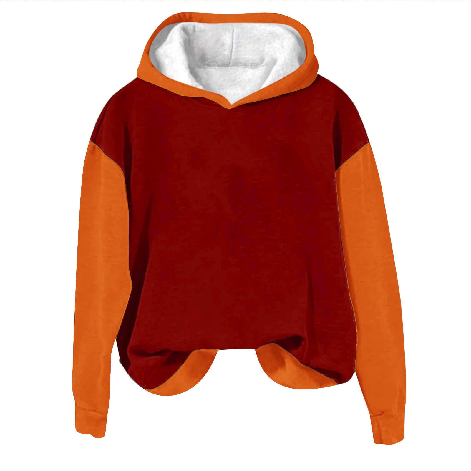Blouses for Women, Fashion Women's Solid Color Casual Loose Long-Sleeve ...