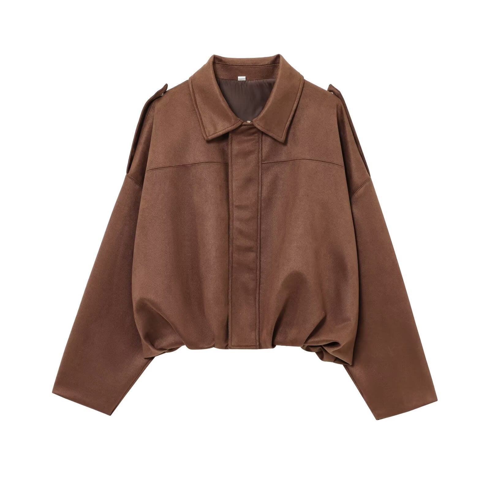 Blouses for women dressy casual Blended Fabric Soft Clothing M Brown ...