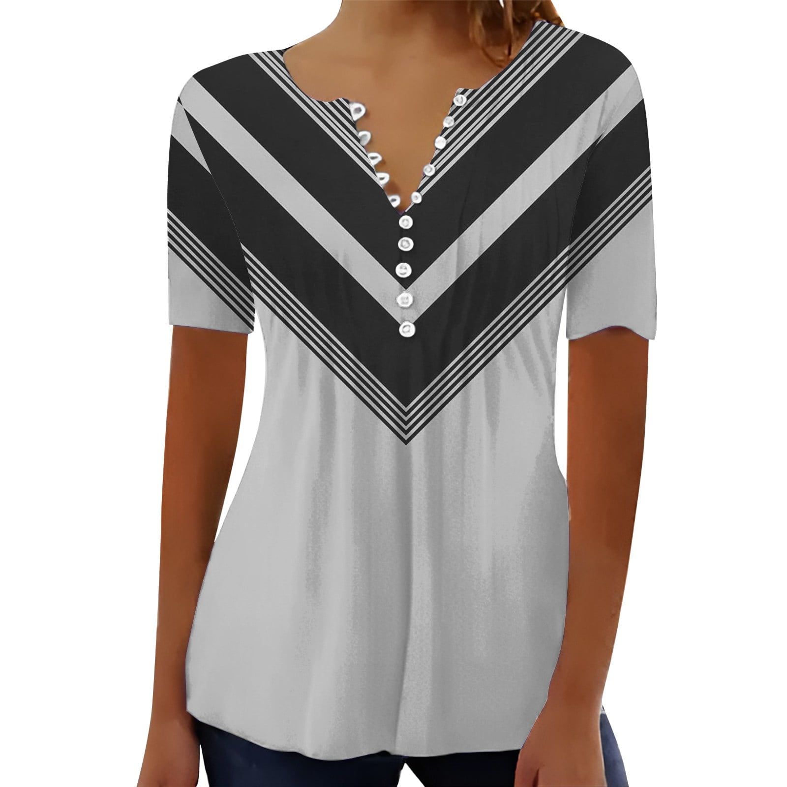 Blouses for women dressy casual Polyester,Spandex Soft Clothing XXL ...