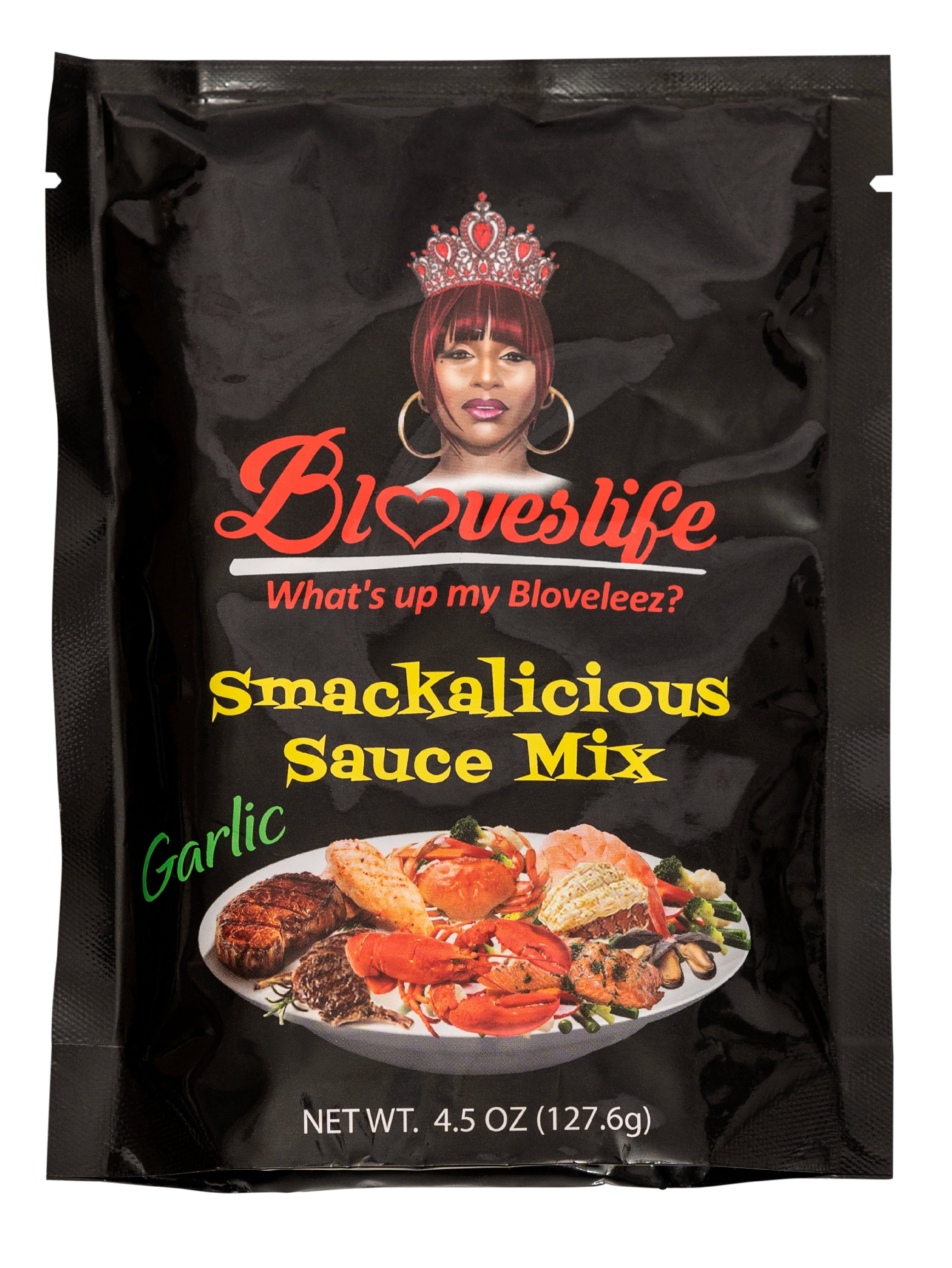 Blove's Smackalicious Sauce Seasoning Mix (Garlic), Garlic Seasoning ...