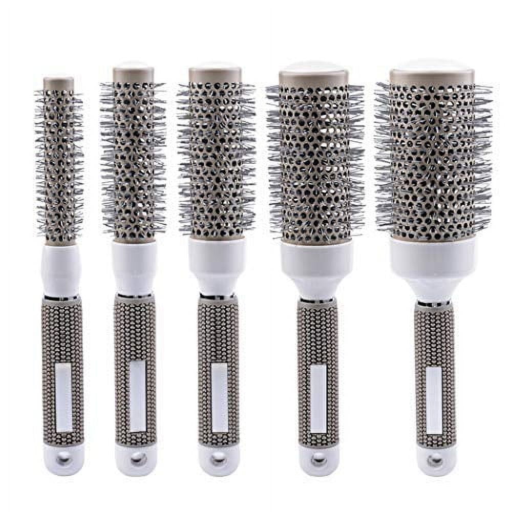 Blow Dryer Brush, Round Brush for Blow Drying Volume Styling Lightweight Antistatic Bristle 5 ...