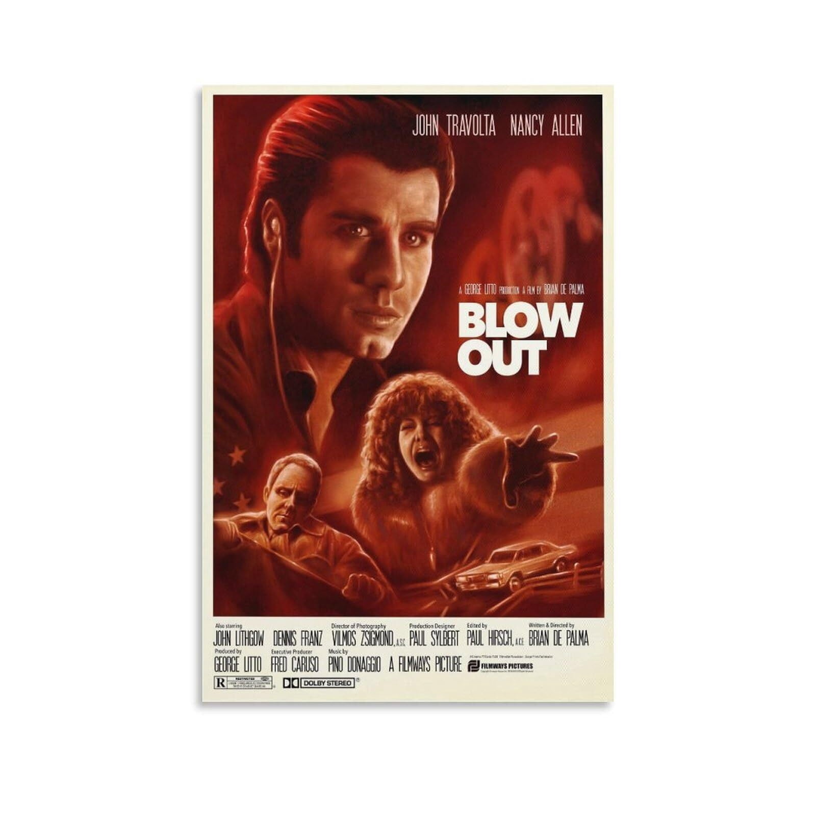 Blow Out Horror Movie Poster Canvas Paintings Wall Art Wall Painting ...