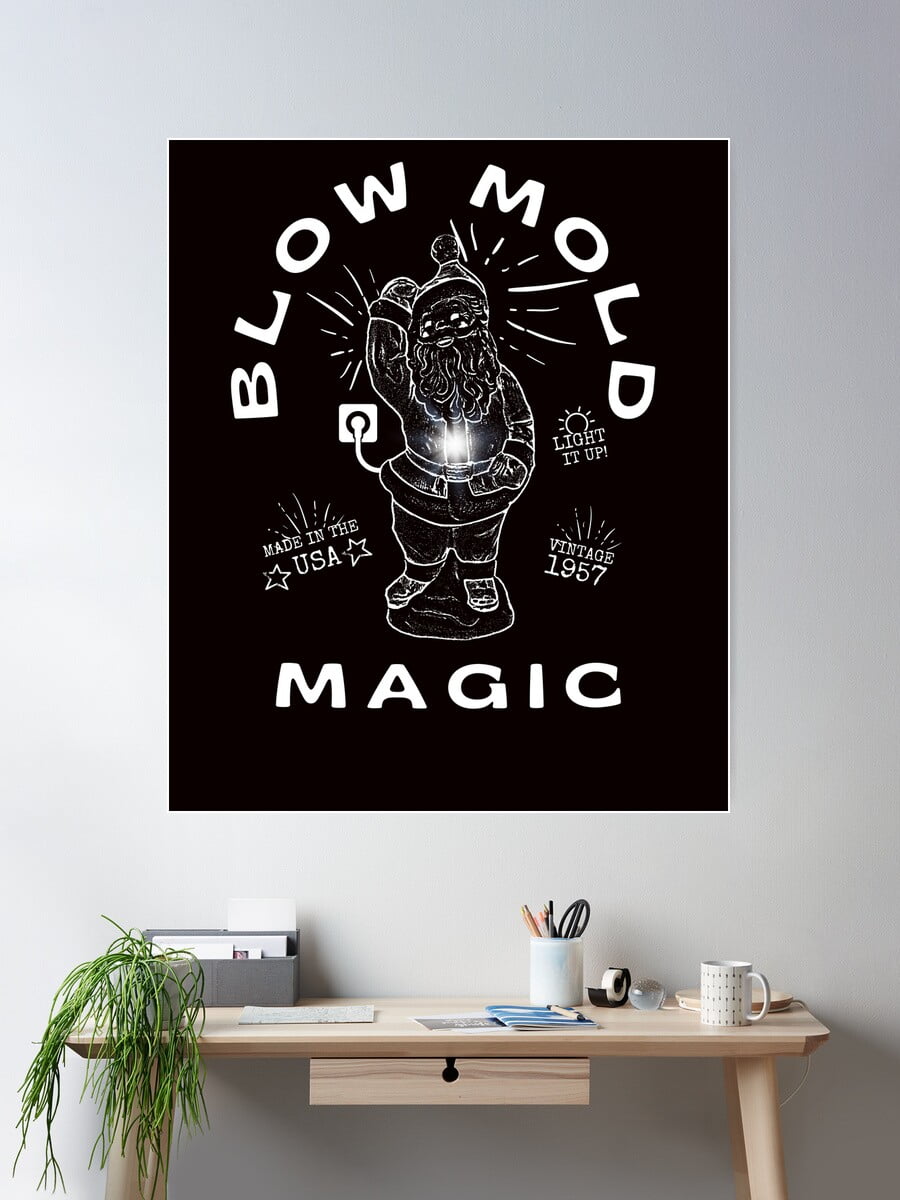 Blow Mold Magic Poster Wall Art, Modern Wall Decor For Living Room ...