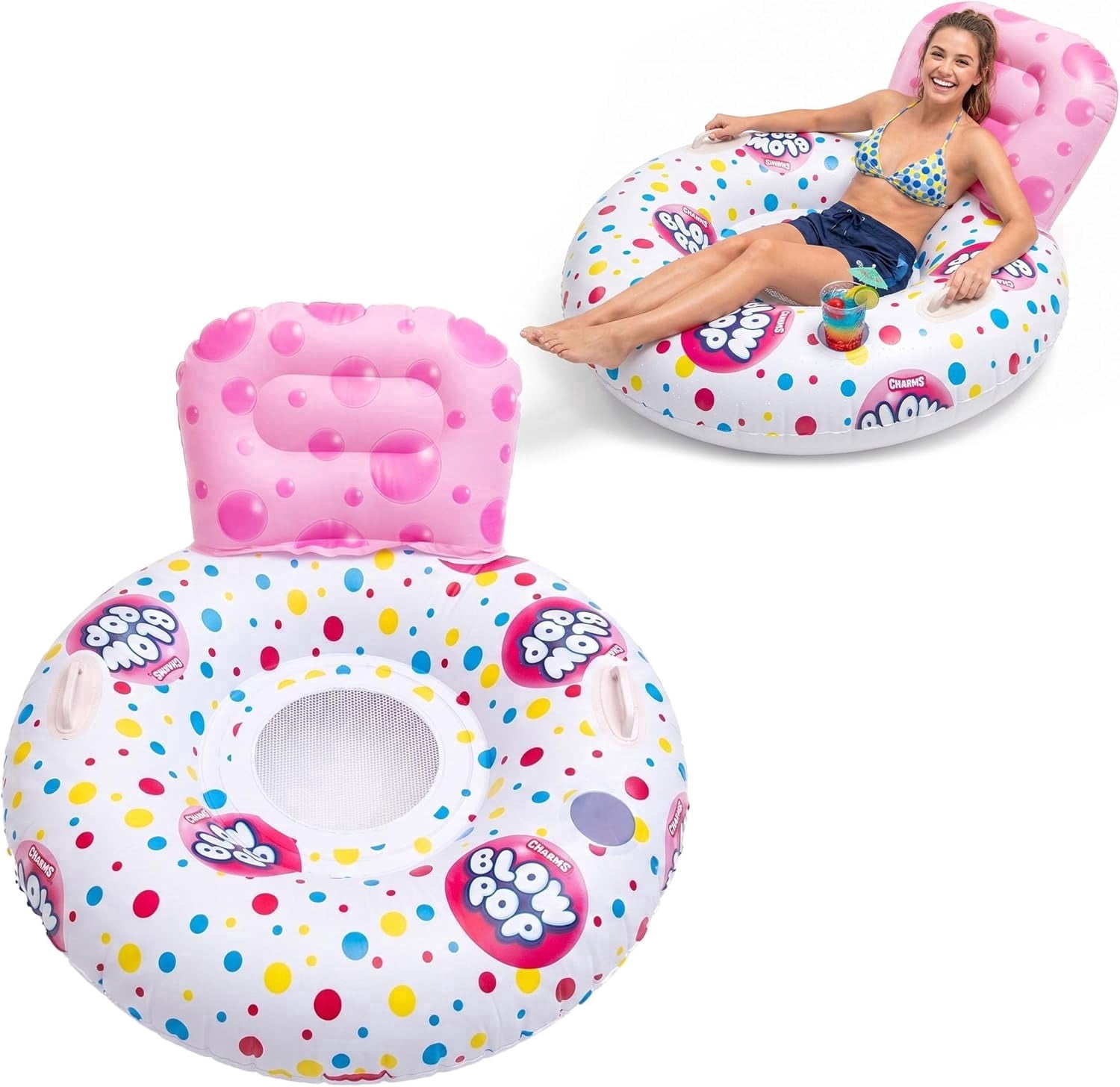 Blow Pop Pool Floats Adults Heavy Duty, River Tubes for Floating ...