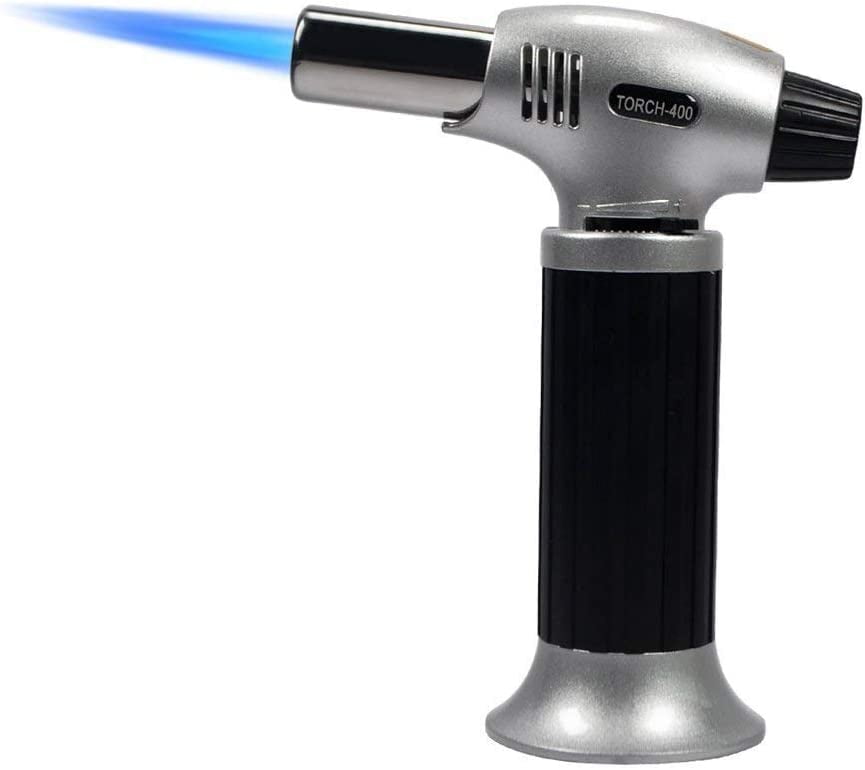 Blow Torch,Cooking Torch Lighter,Butane Refillable,Flame Adjustable ...