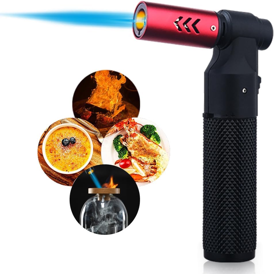 Blow Torch Sleek Adjustable Butane Torch Cooking Torch Lighter Camping ...
