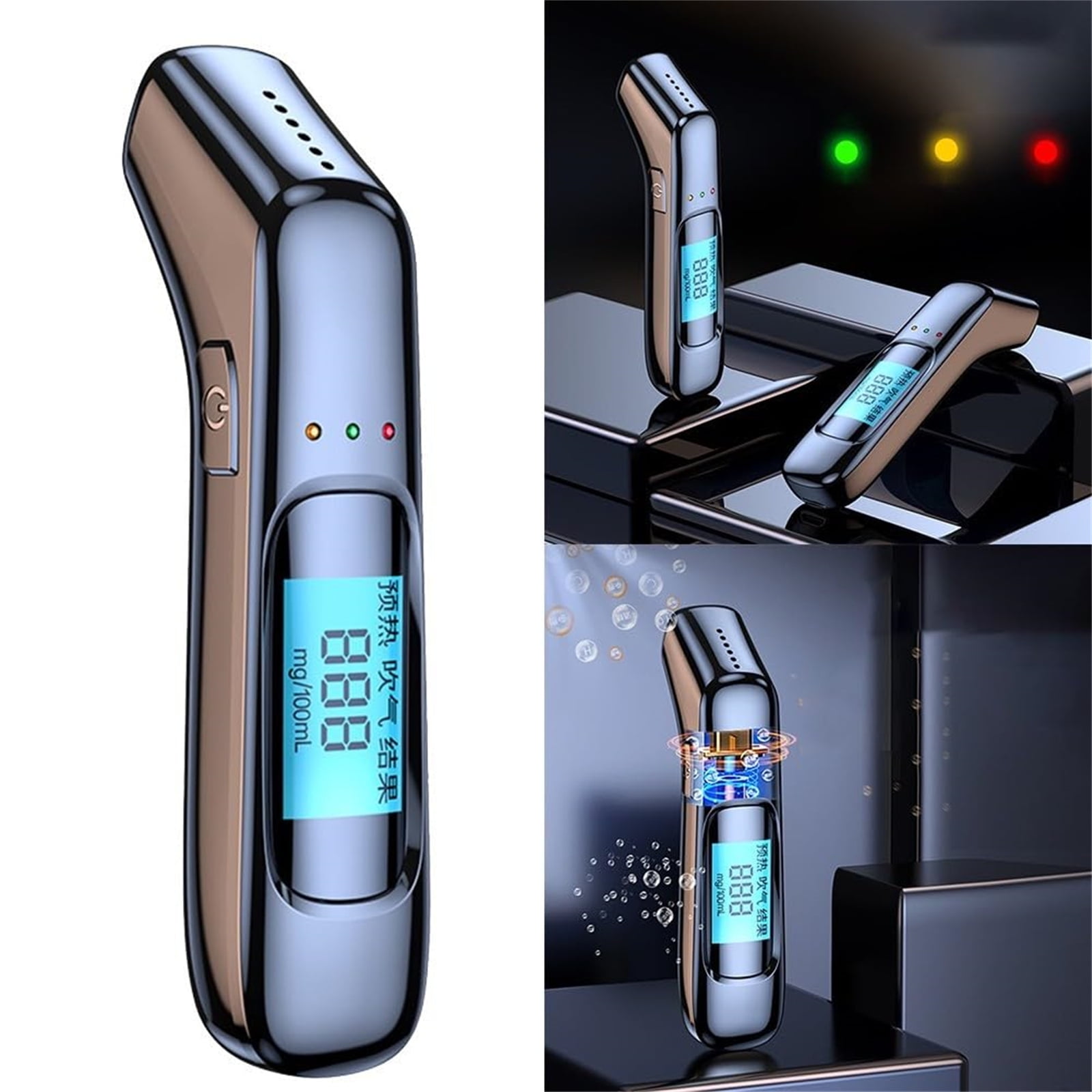 Blow - Type Home Alcohol Detector For & Teenager, 1 - Pack Portable ...