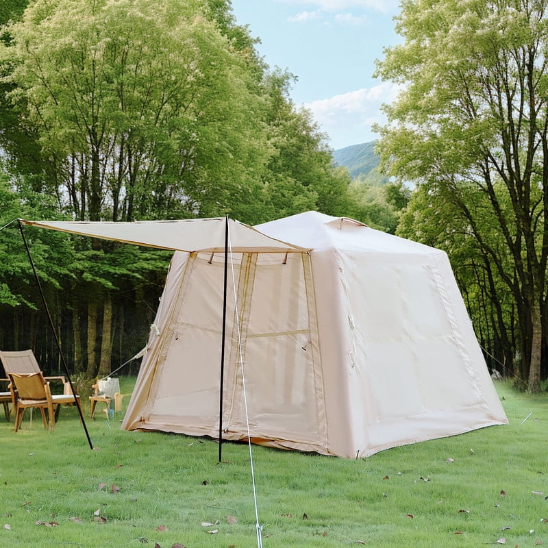 Inflatable Tents for Camping with Canopy,Easy Setup Blow Up Tent with ...