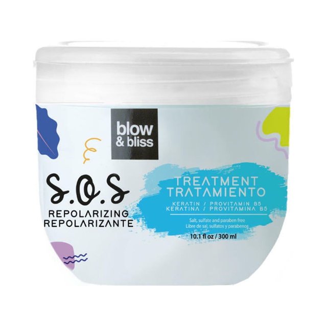 Blow & bliss SOS Repolarizing Hair Treatment Mask with Keratin and ...