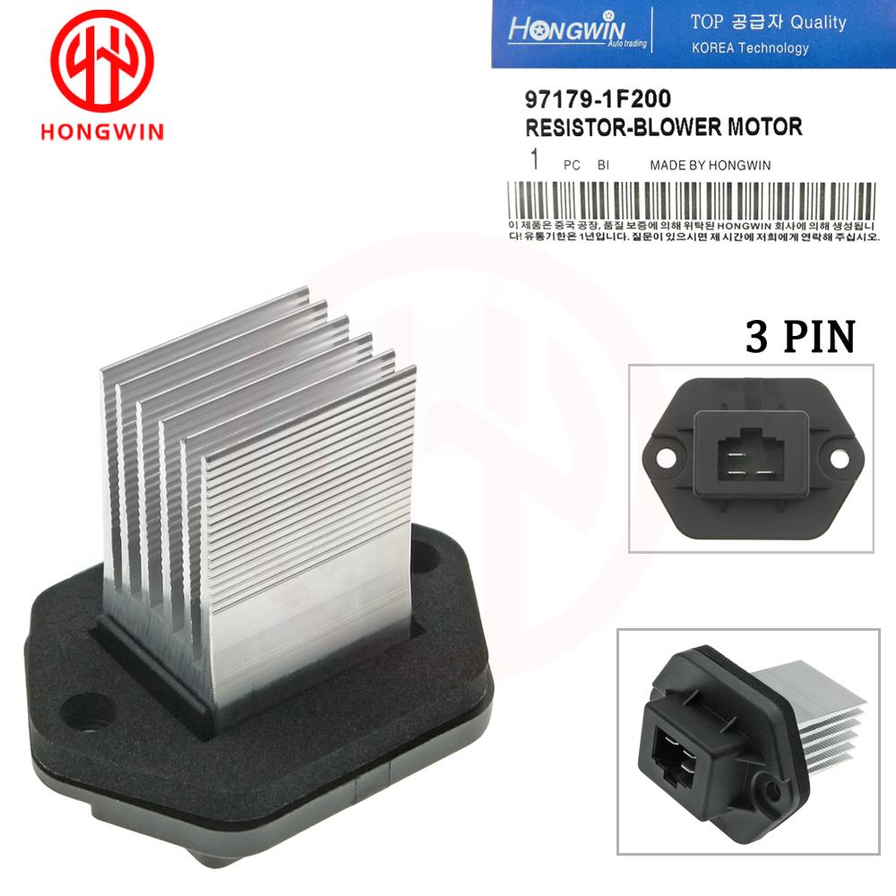 Blower Fan Motor Resistor, Hyundai 4.3 Wire, Kia Spectra, SORENTO, RIO ...