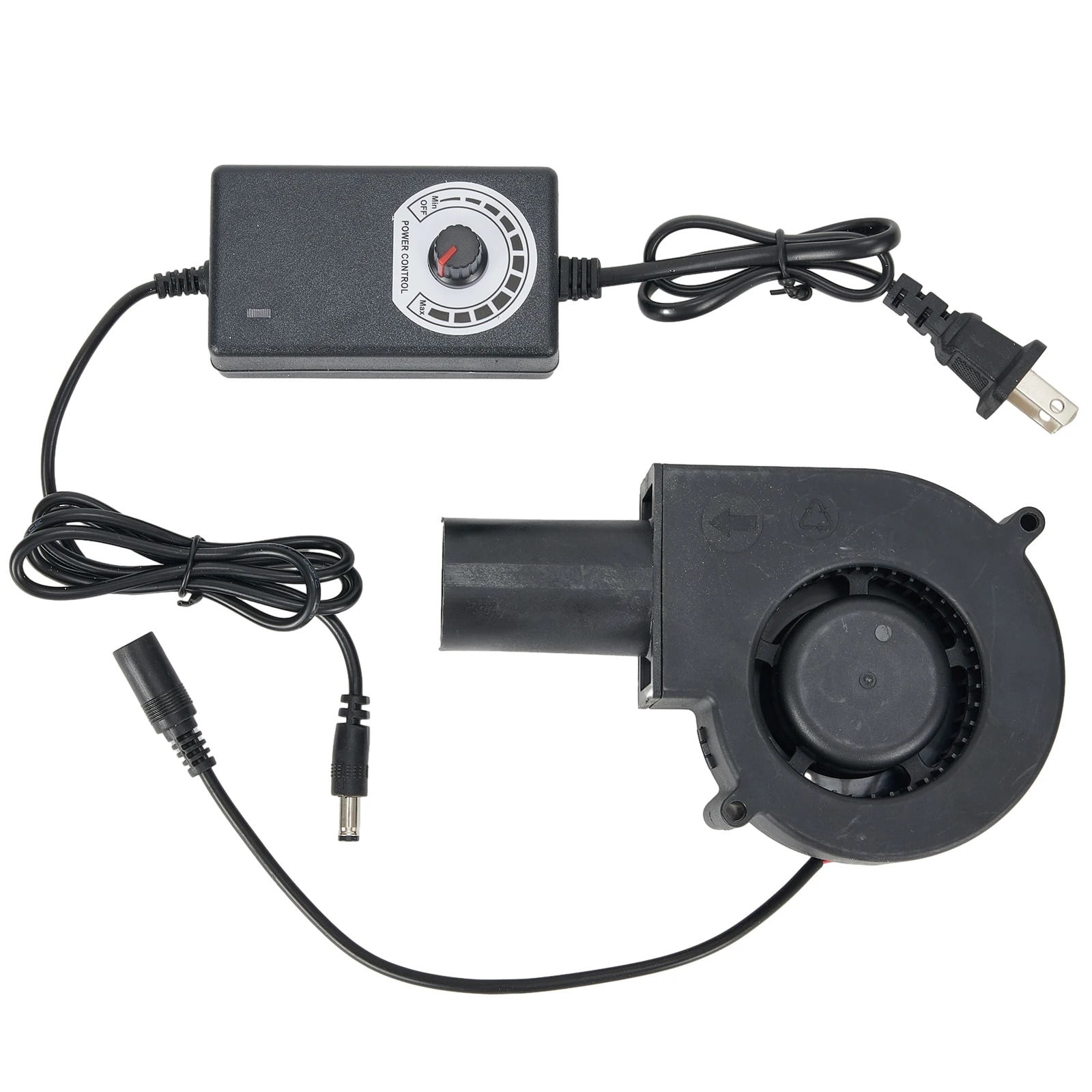 Blower Fan with Speed Controller & Air Outlet for BBQ Heater Outdoor ...