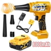 Bullseye Blower Rechargeable Cordless Leaf Dust Air Blaster 21,000 RPM ...