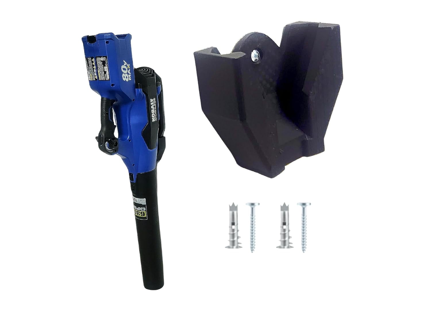 Blower Wall Mount compatible with "Kobalt 80v MAX Brushless Blower ...