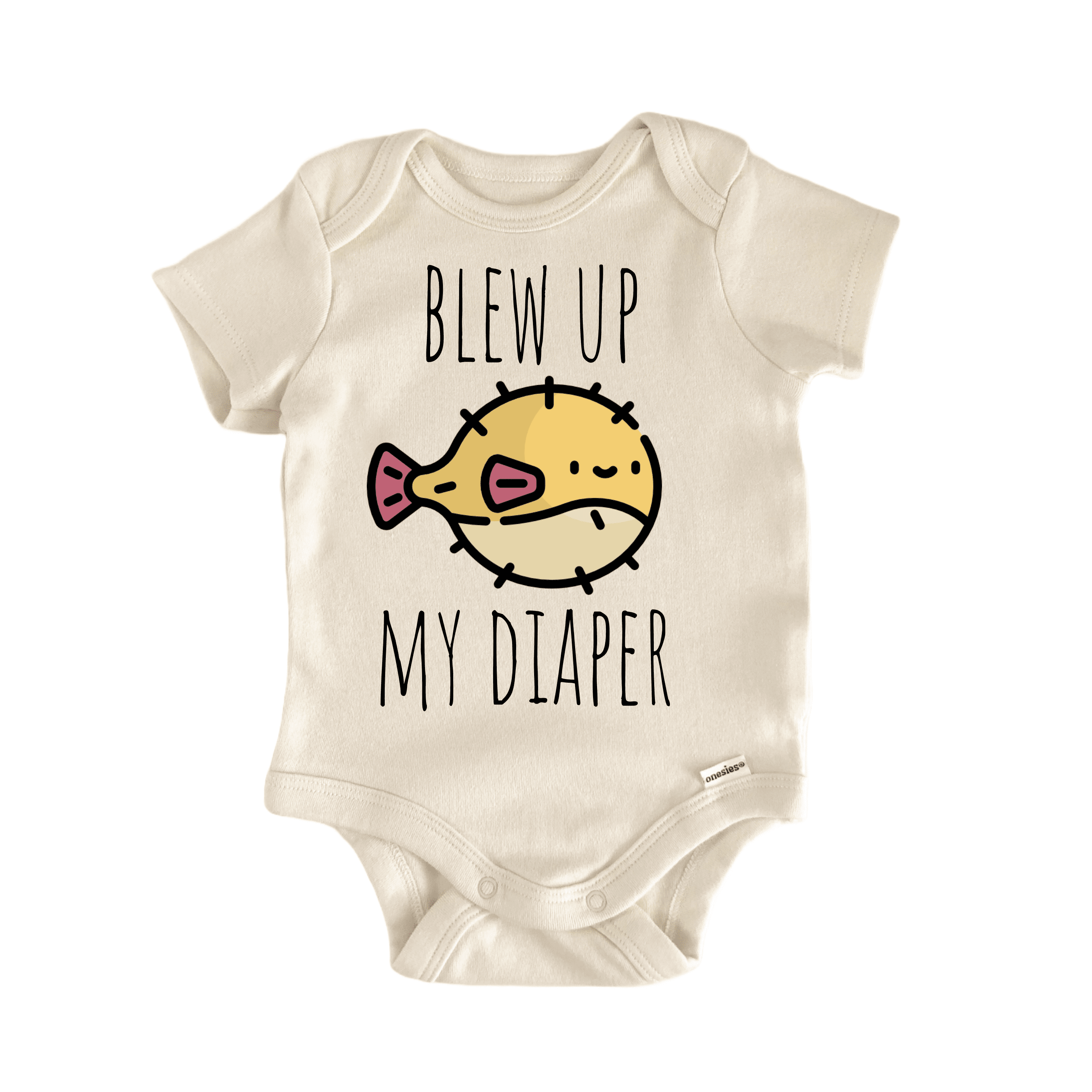 Blowfish Puffer Fish Puff Newborn Baby Bodysuit - Walmart.com