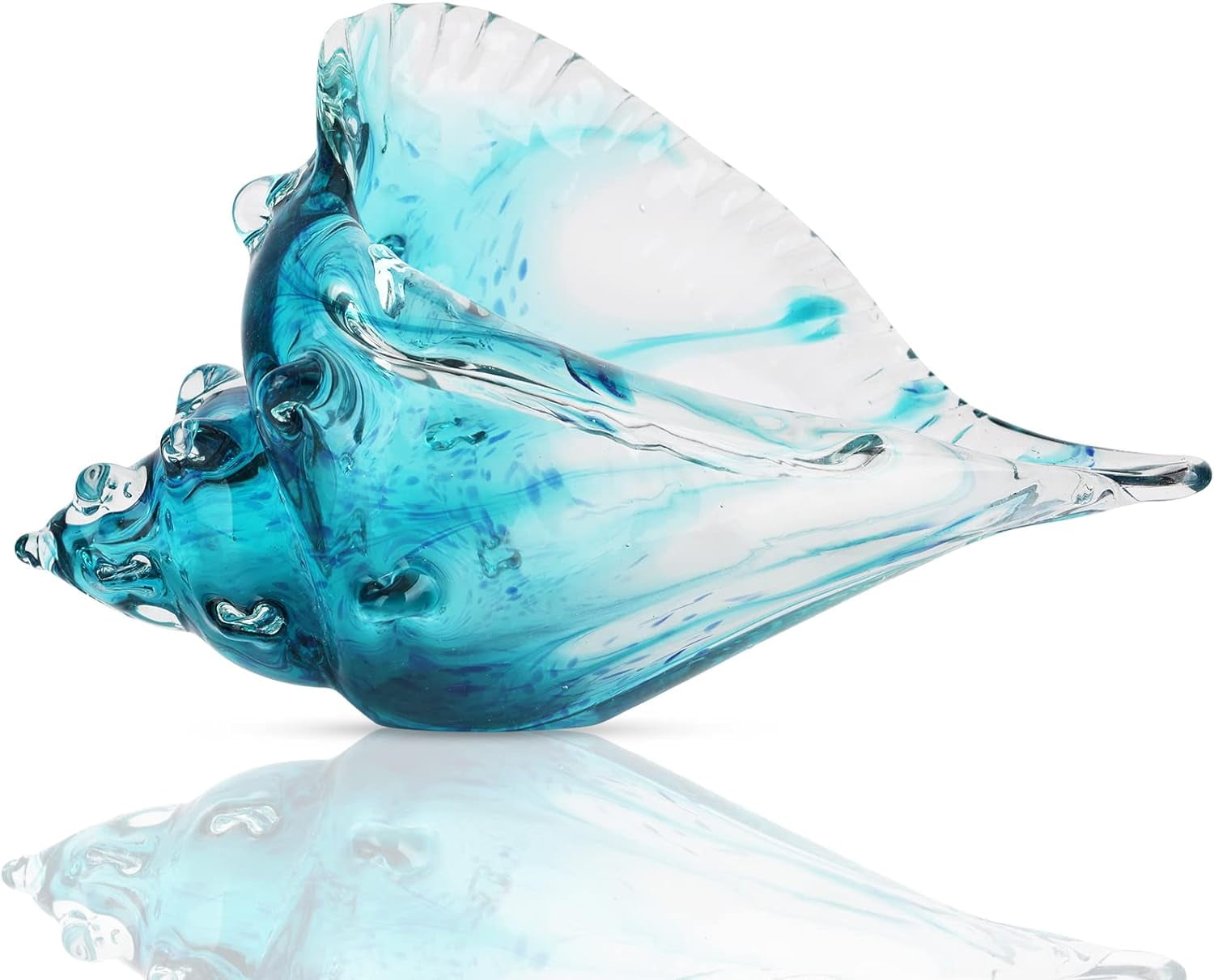 Blown Glass Conch Statues, Modern Glass Art, Conch Decorative Statues ...