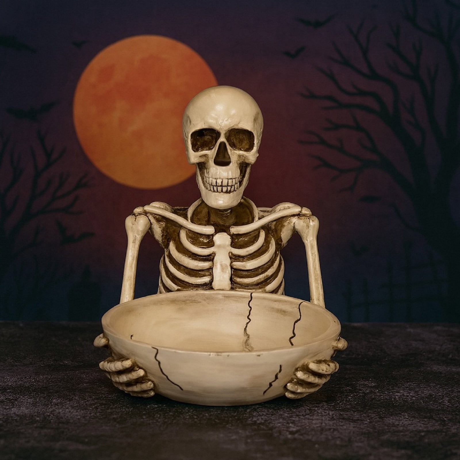 Blowout Sale Halloween Decorated Skeleton Fruit Platter Halloween Candy ...