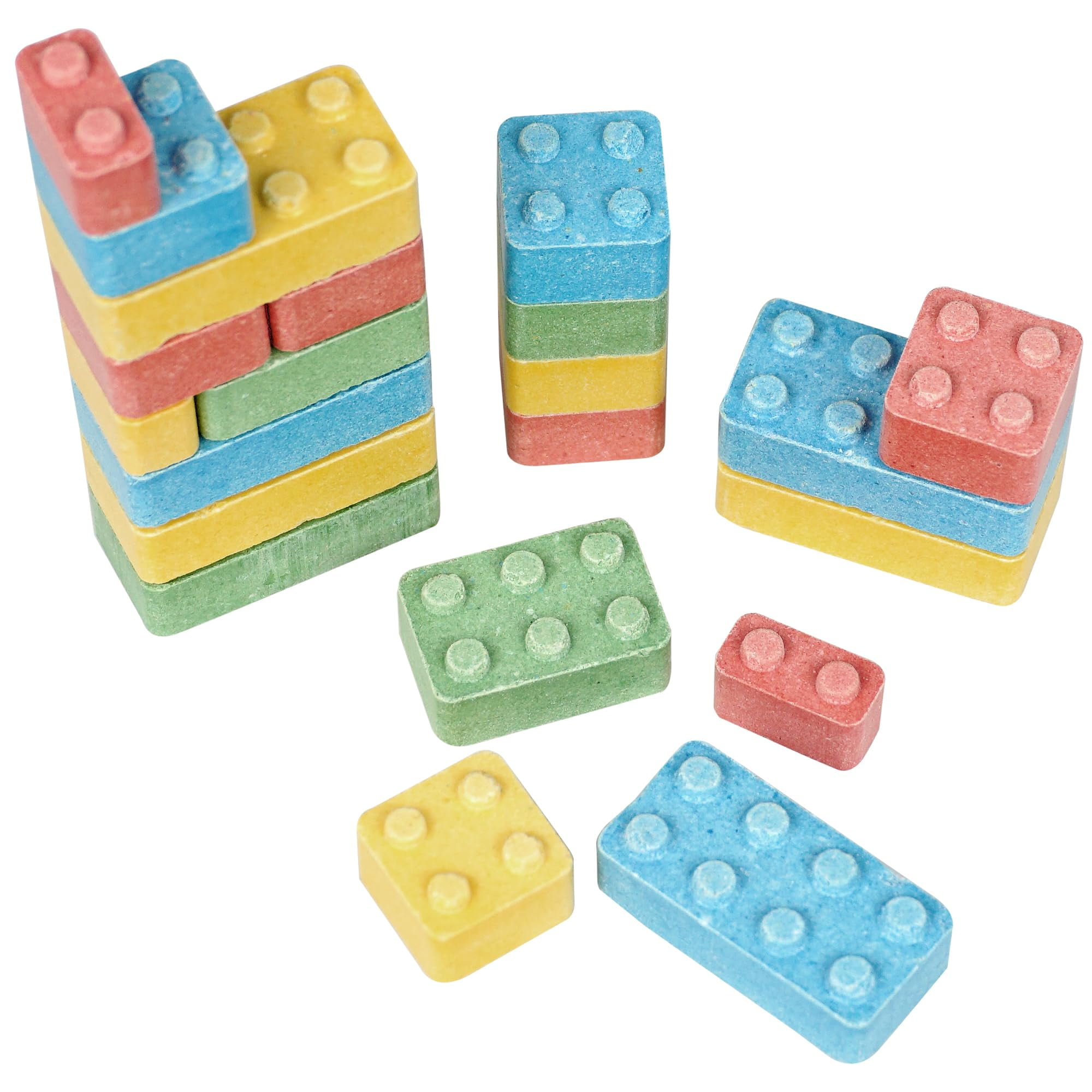 Candy Blox, 1 Pound Bag, Assorted Edible Building Block Candy, Fun Mix ...