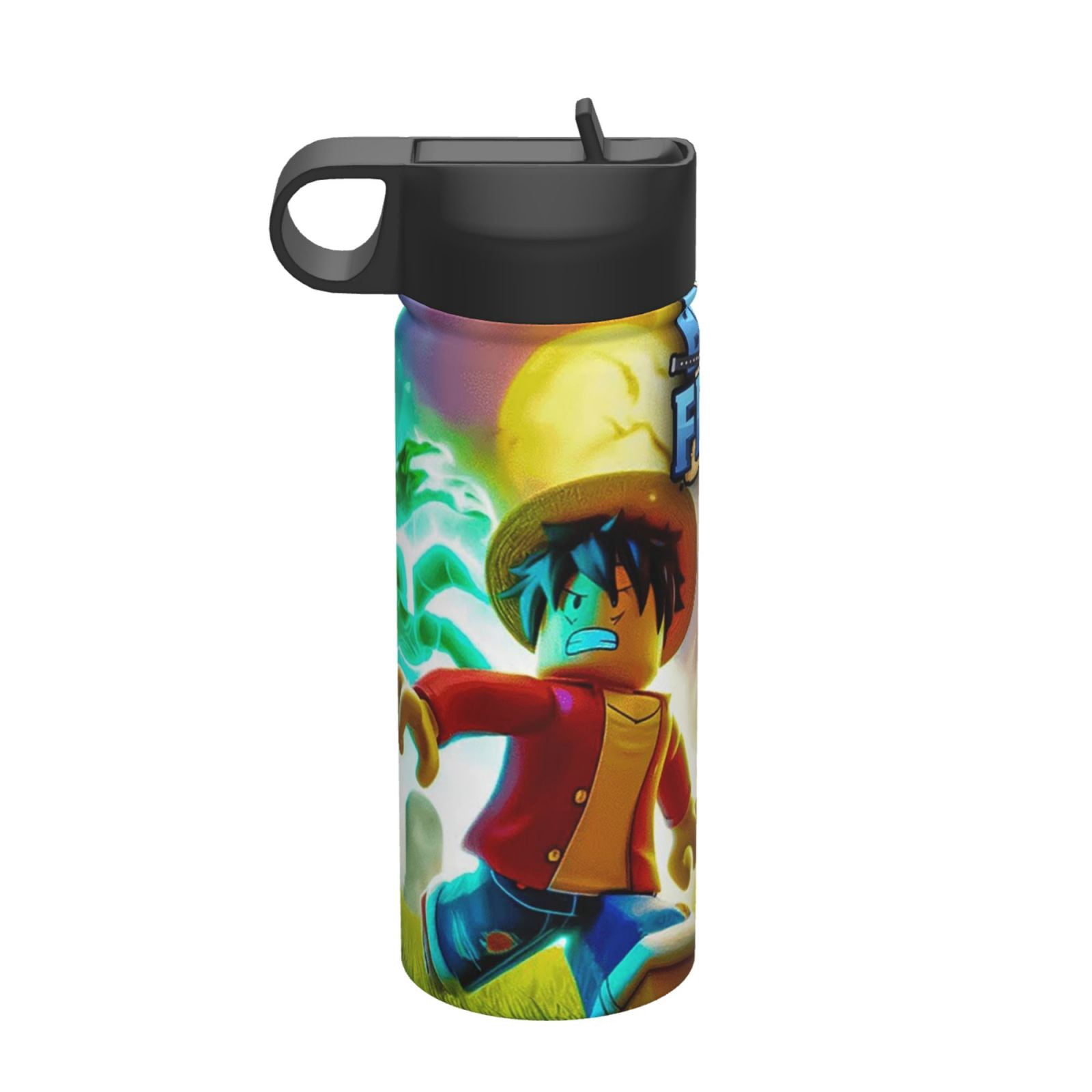 Blox Fruits 18 Oz Insulated Water Bottle, Reusable Stainless Steel ...
