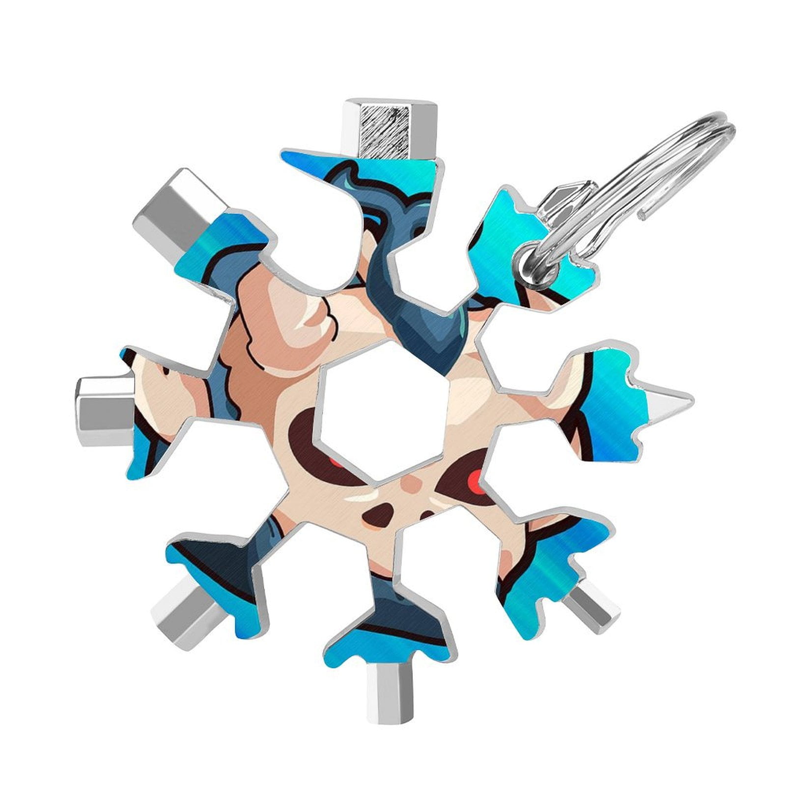Blox Fruits 19-in-1 Snowflake Multi Tool, Bottle Opener/Flat Phillips ...