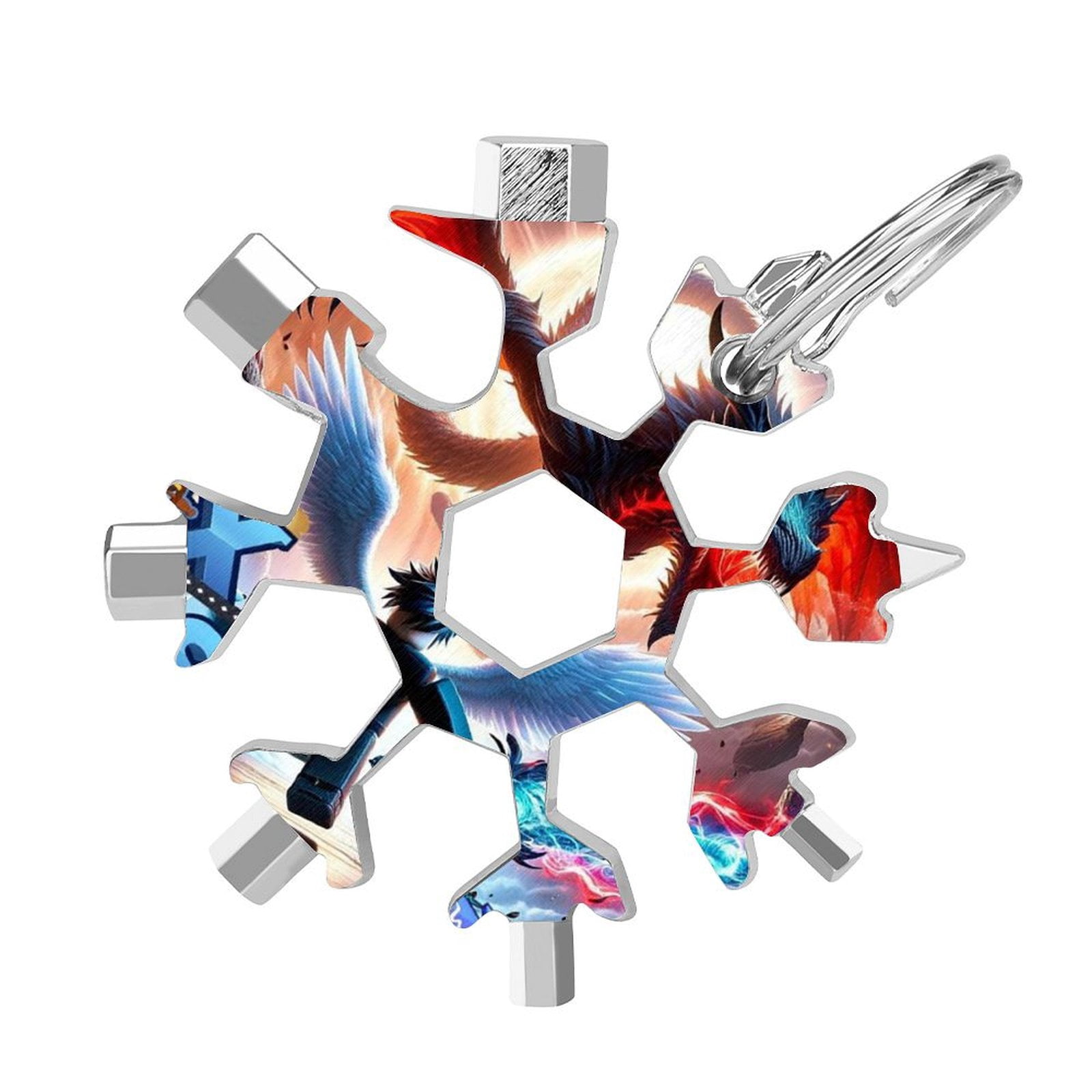 Blox Fruits 19-in-1 Snowflake Multi Tool, Bottle Opener/Flat Phillips ...