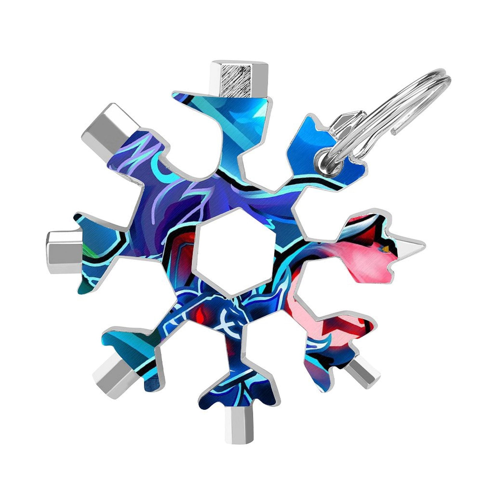 Blox Fruits 19-in-1 Snowflake Multi Tool, Bottle Opener/Flat Phillips ...