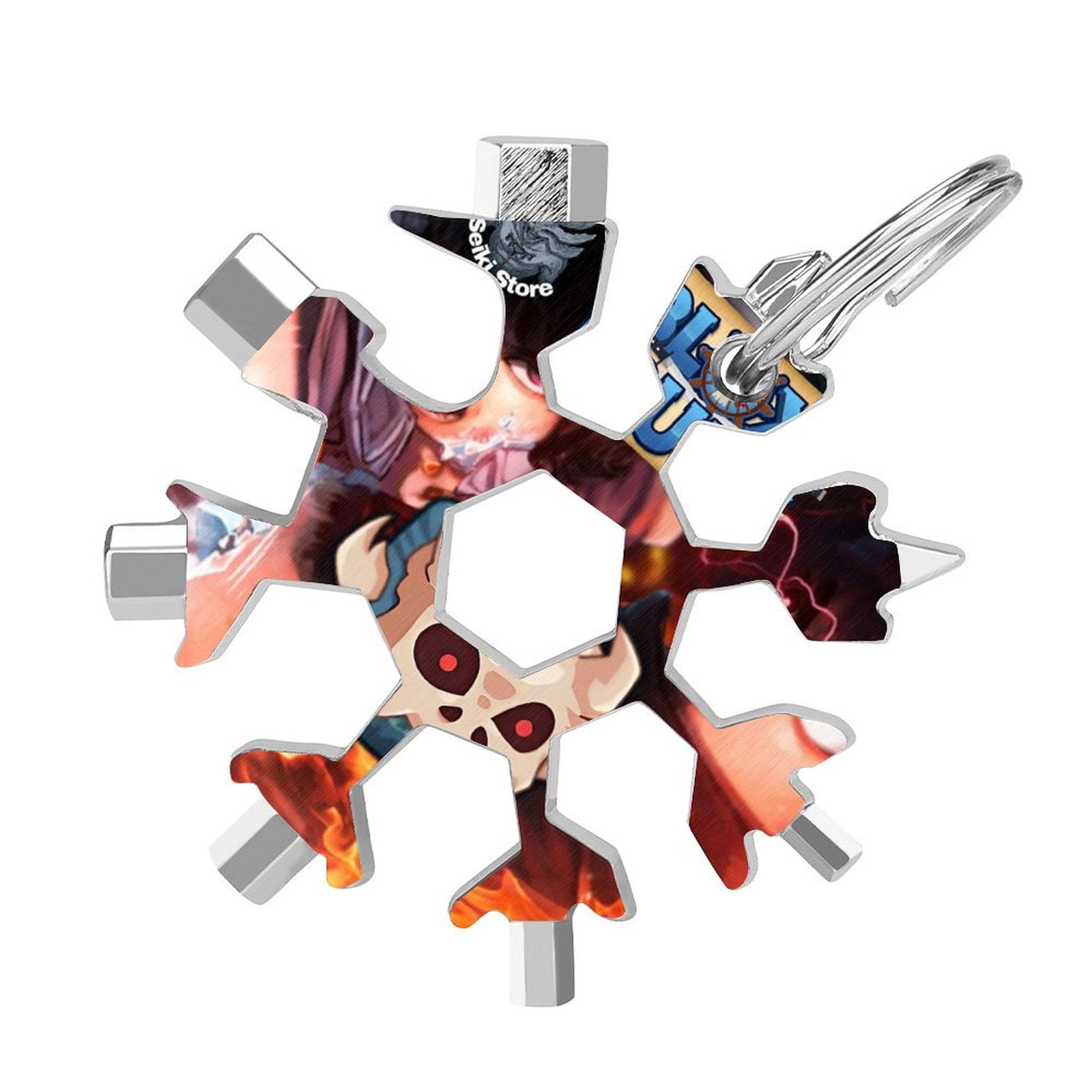 Blox Fruits 19-in-1 Snowflake Multi Tool, Bottle Opener/Flat Phillips ...