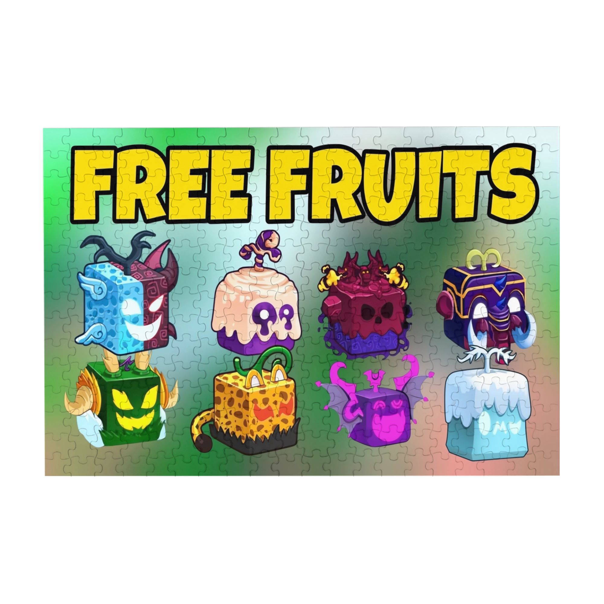 Blox Fruits 300 Piece Puzzles, Wooden Jigsaw Puzzle, Fun And ...