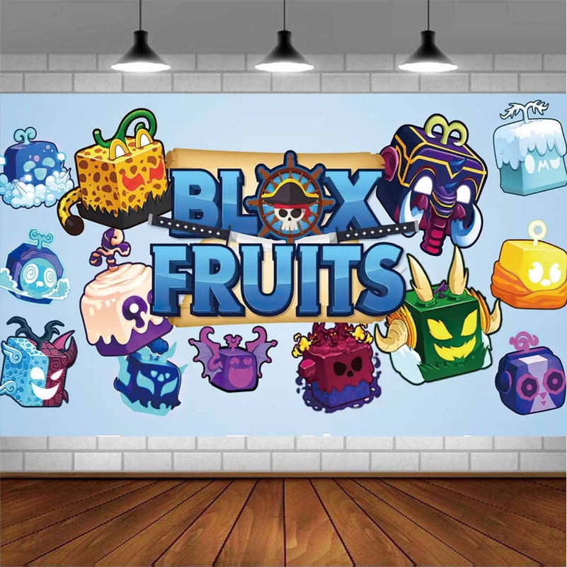Blox Fruits Backdrop Banner Party Supplies Post Birthday Decorations ...