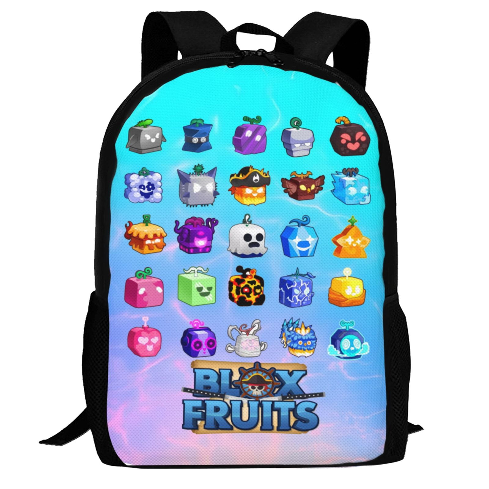 Blox Fruits Backpack,3d Print Laptop Backpack Lightweight Casual Daypack Bookbag Multi-Function ...