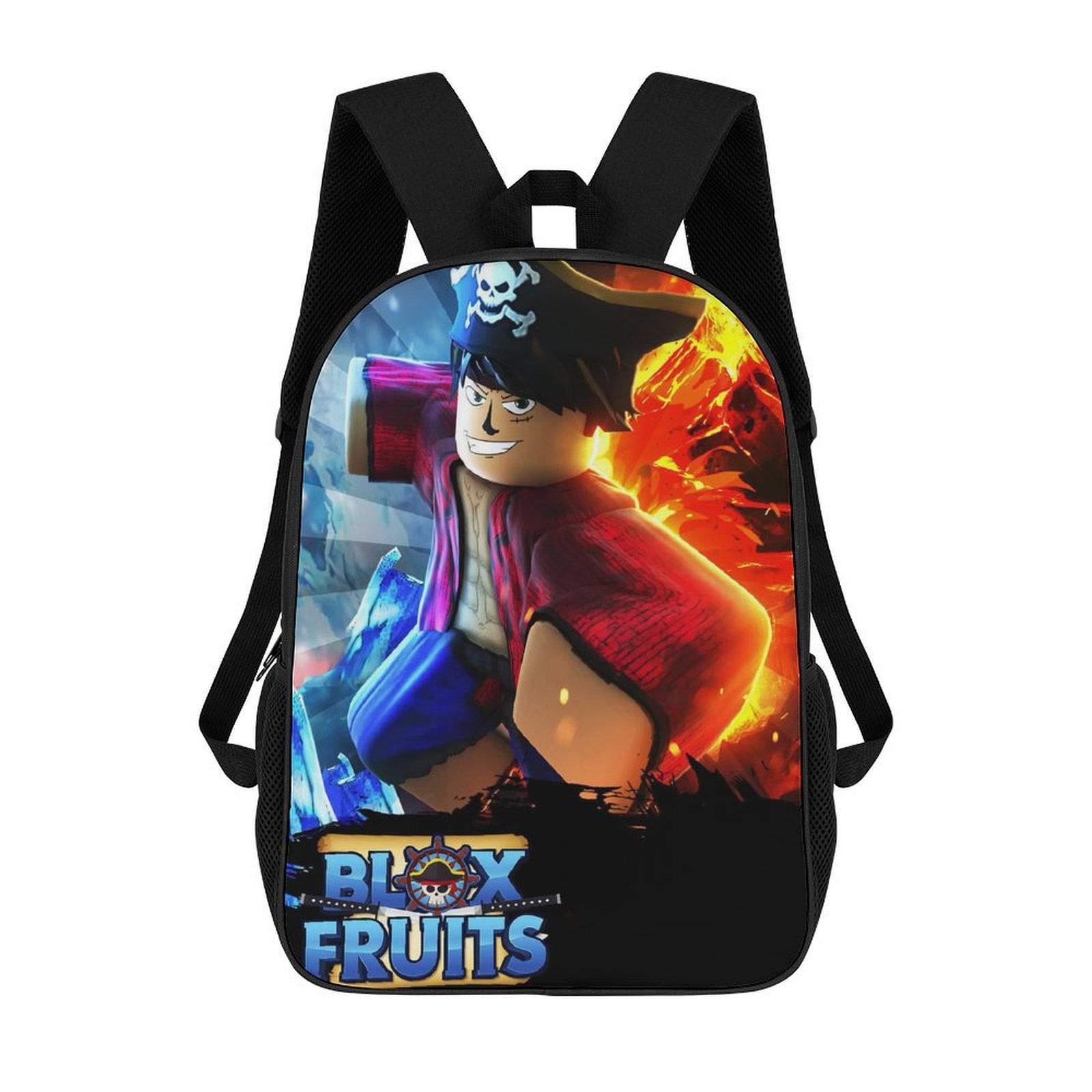 Blox Fruits Backpacks 17 Inch Bookbag Casual Daypack Backpacks for Travel Work Camping Office ...
