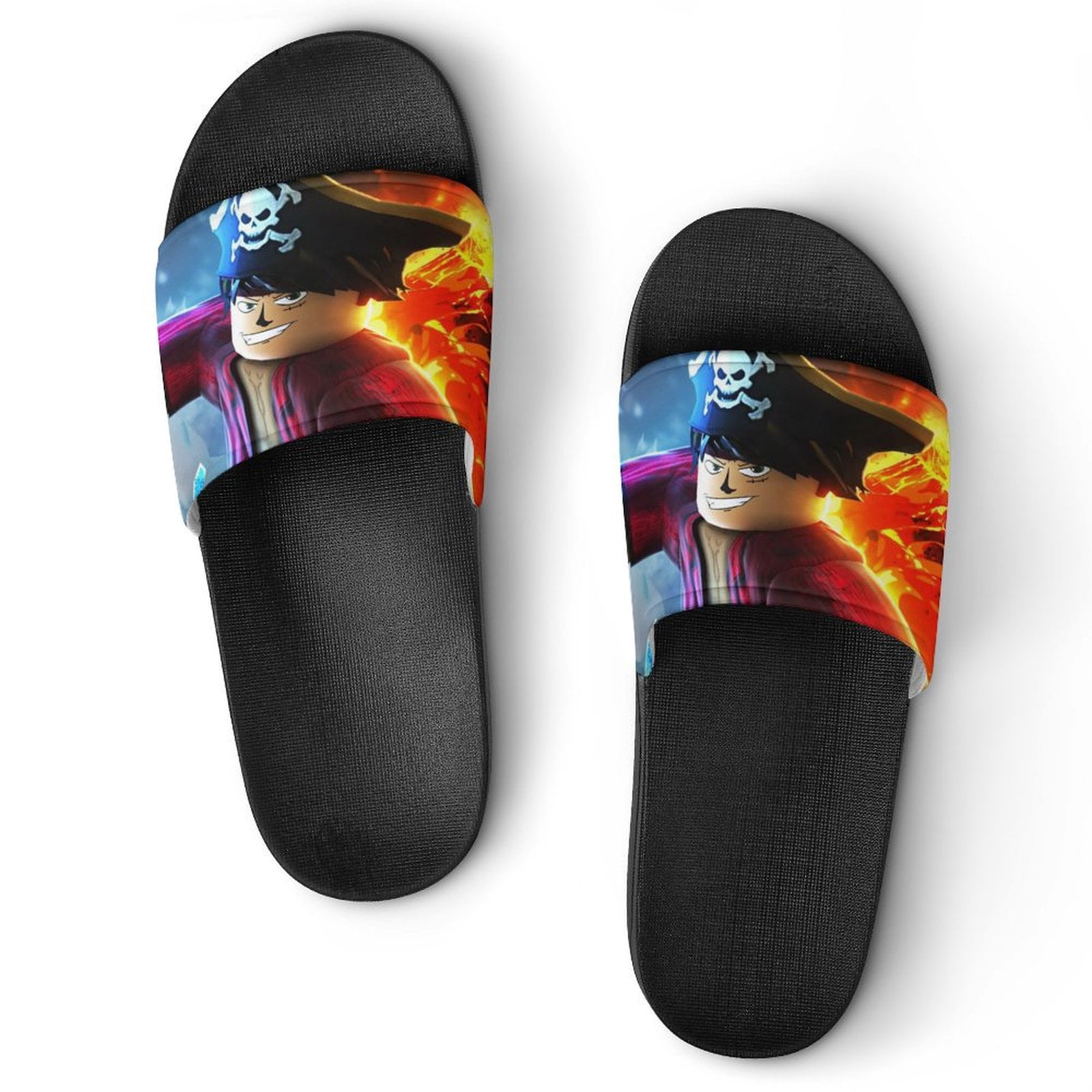 Blox Fruits Boys Slide Sandals, Comfort Casual Pool Slide Outdoor, Slip ...