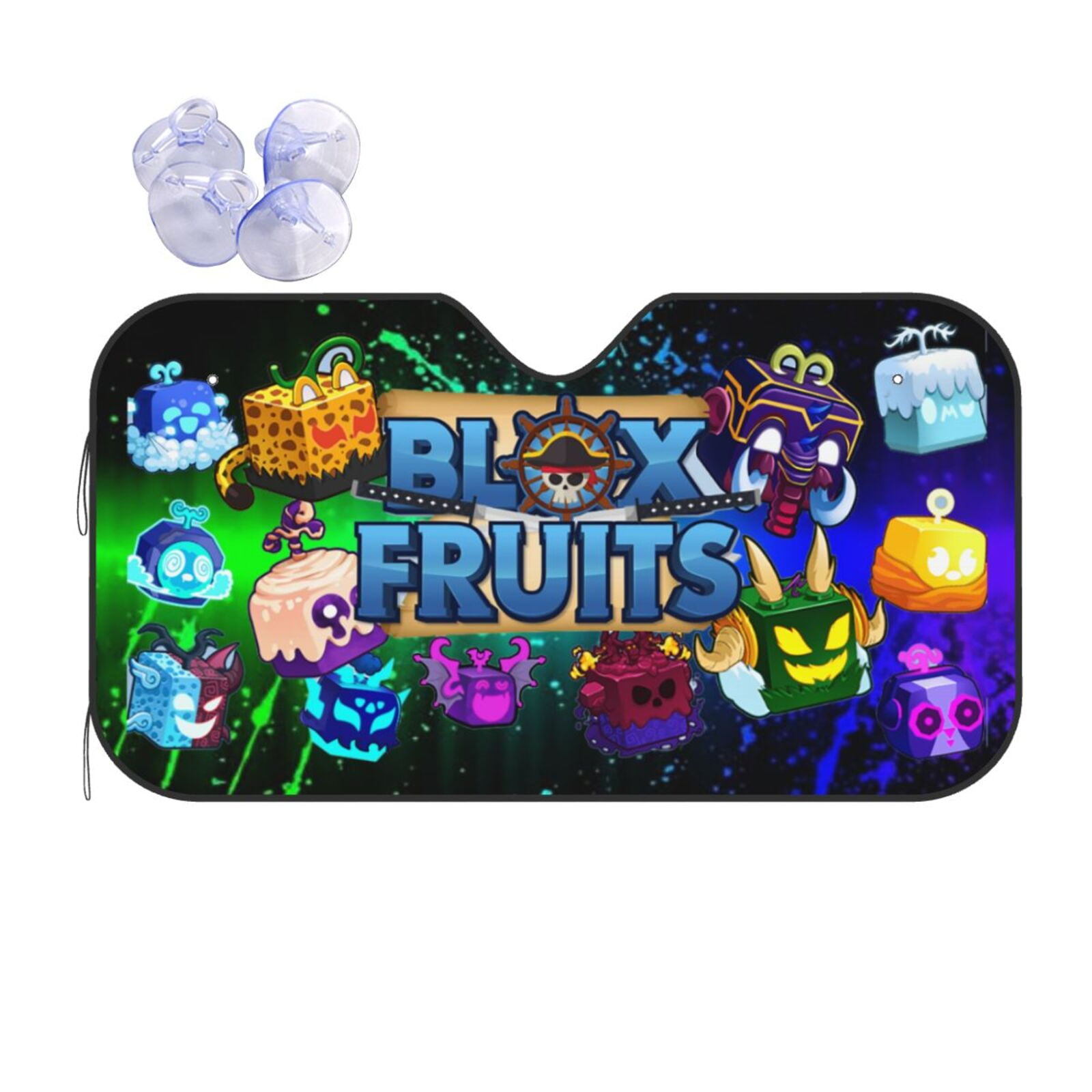 Blox Fruits Car Windshield Automotive Sun Shade Foldable Front ...