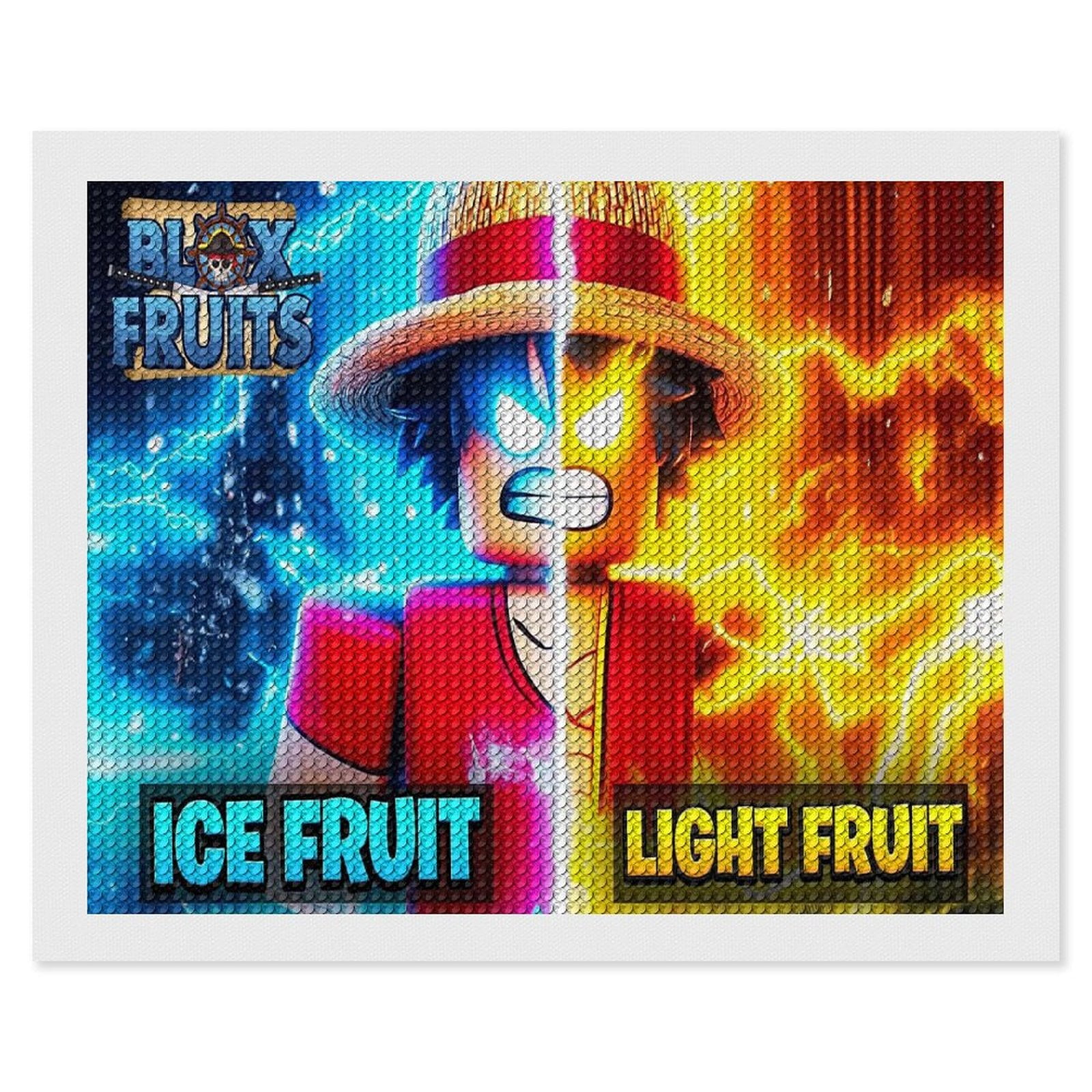 Blox Fruits Diamond Art Kits for Adults 5D Diamond Art Kit Paint by ...