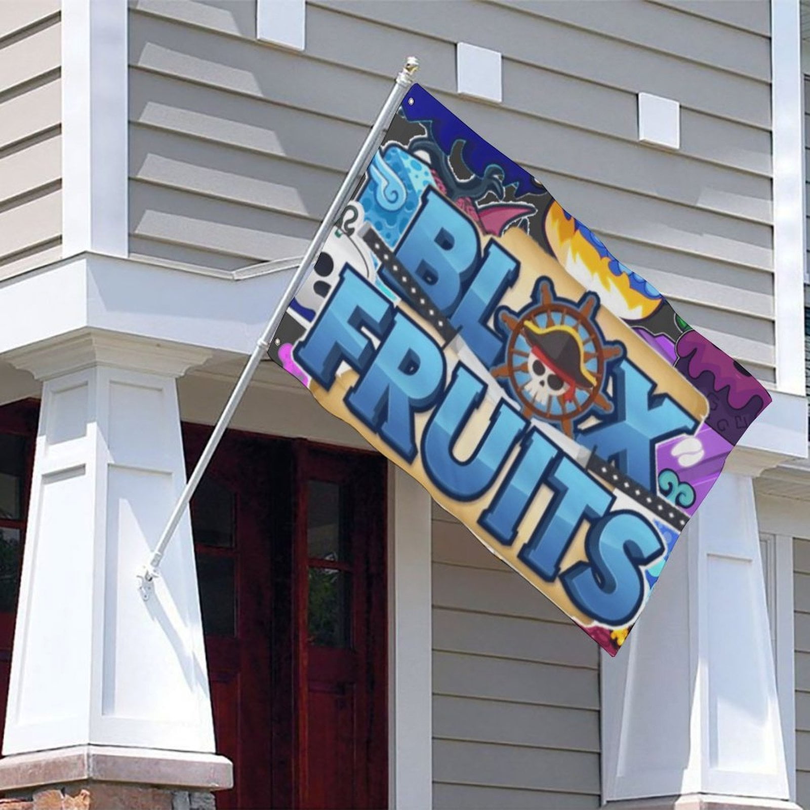 Blox Fruits Garden Banner - Double-Sided House Outdoor Flag for Yard ...