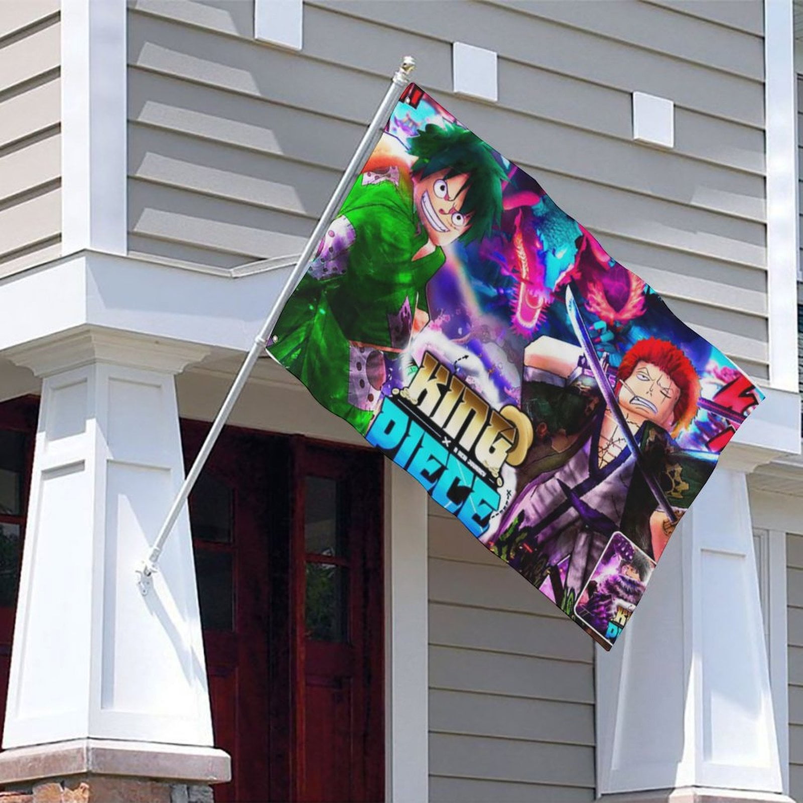 Blox Fruits Garden Banner - Double-Sided House Outdoor Flag for Yard ...