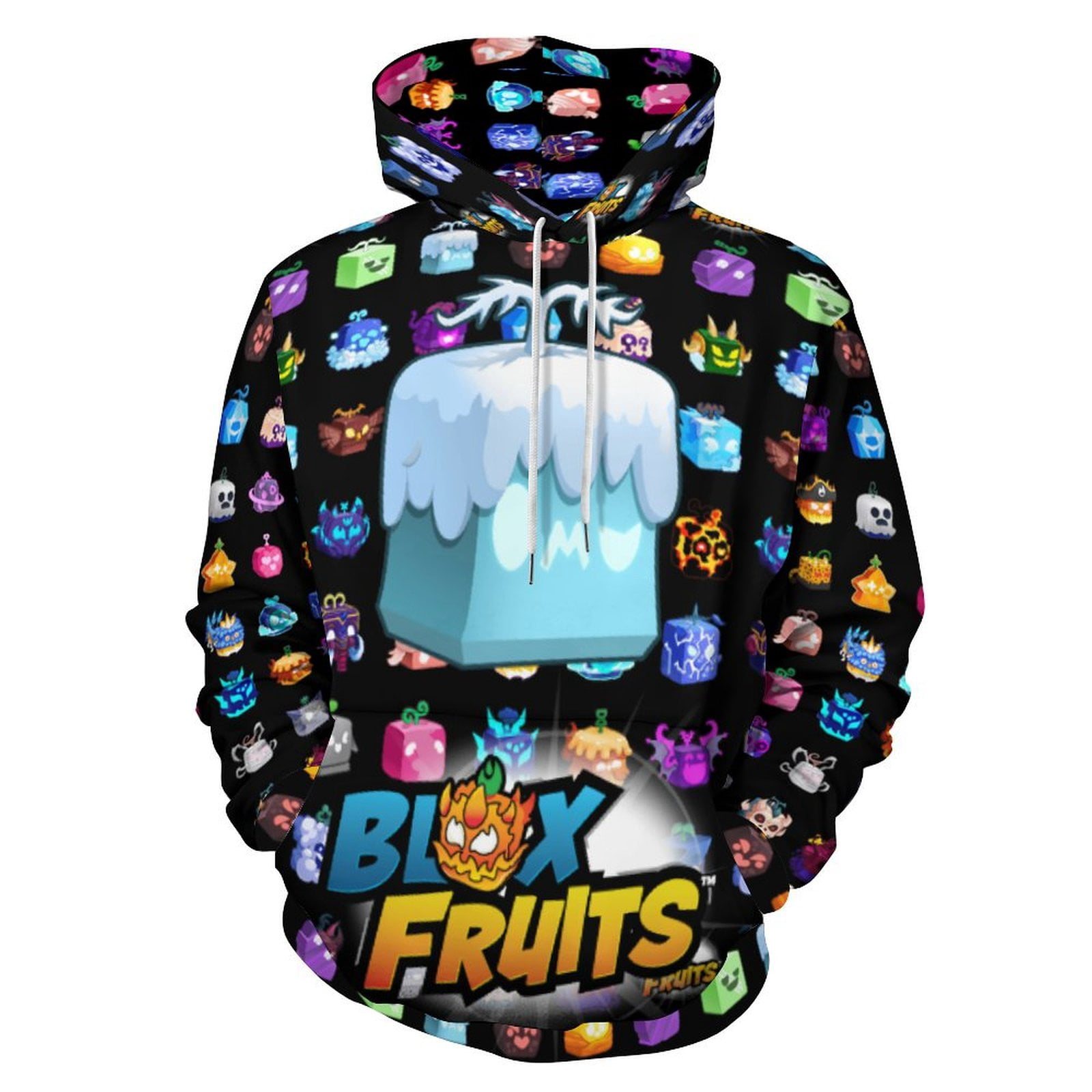 Blox Fruits Hoodies for Women Men, Unisex Novelty Pullover Hooded With ...
