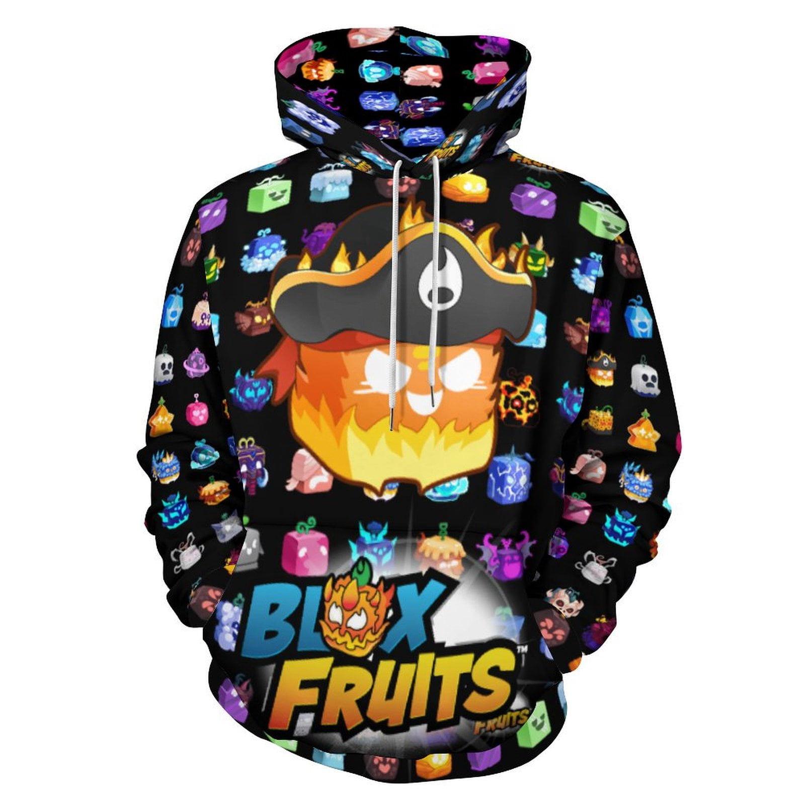 Blox Fruits Hoodies for Women Men, Unisex Novelty Pullover Hooded With ...