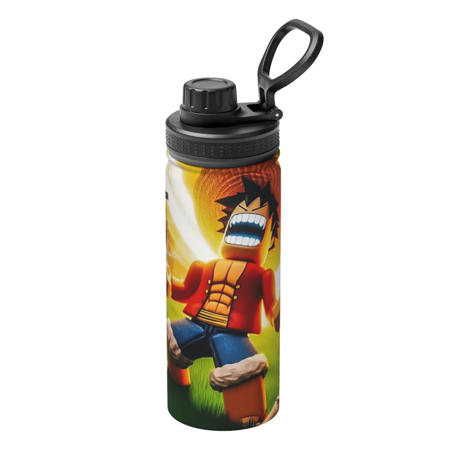 Blox Fruits Insulated Water Bottle, 18OZ Stainless Steel Double Walled ...