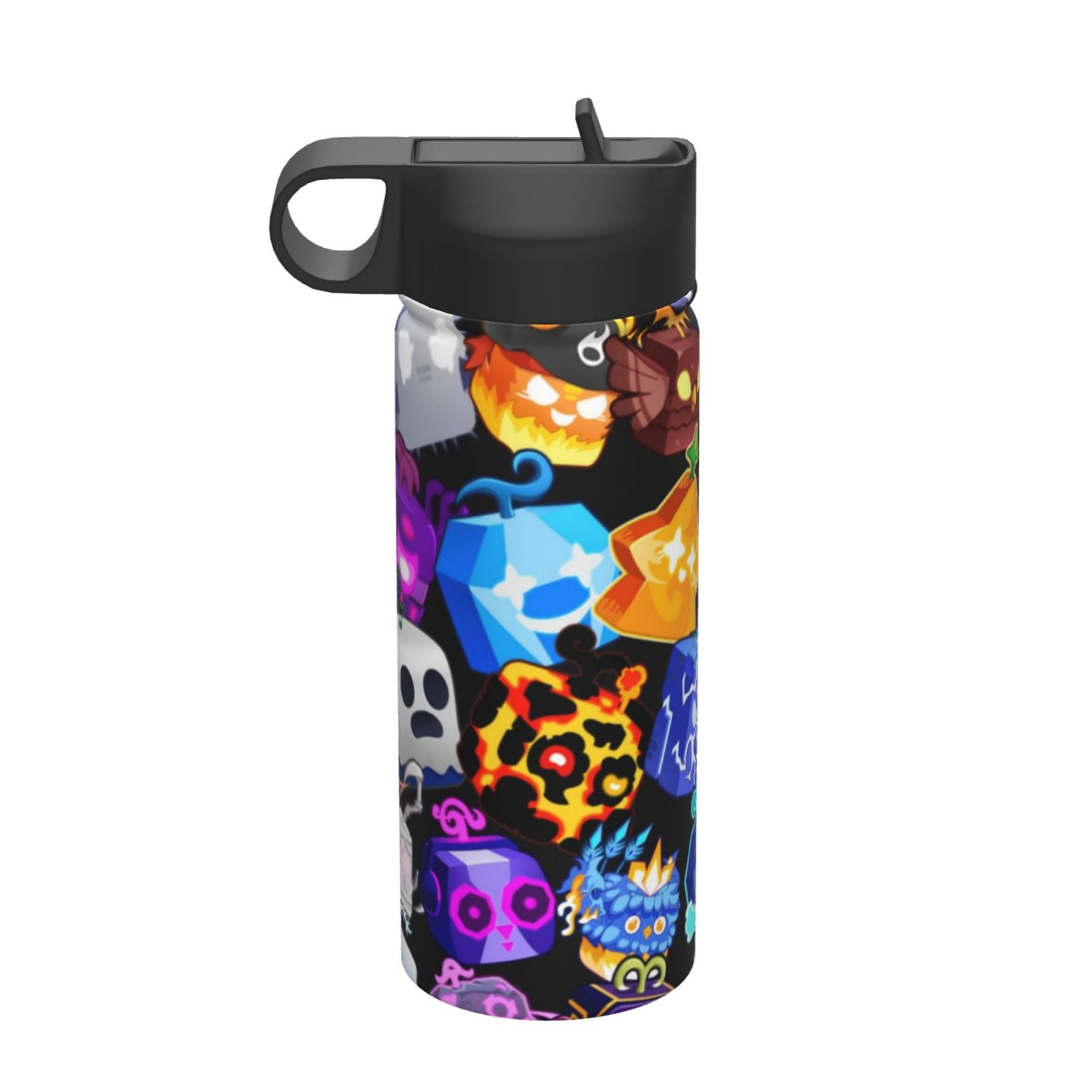 Blox Fruits Insulated Water Bottle, 18OZ Stainless Steel Double Walled ...