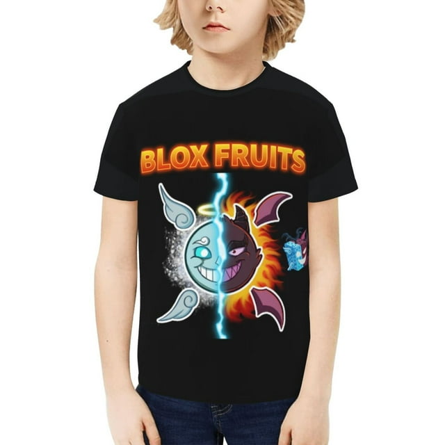 Blox Fruits Kids T-Shirt 3d Printed Graphic T-Shirts Boys And Girls ...