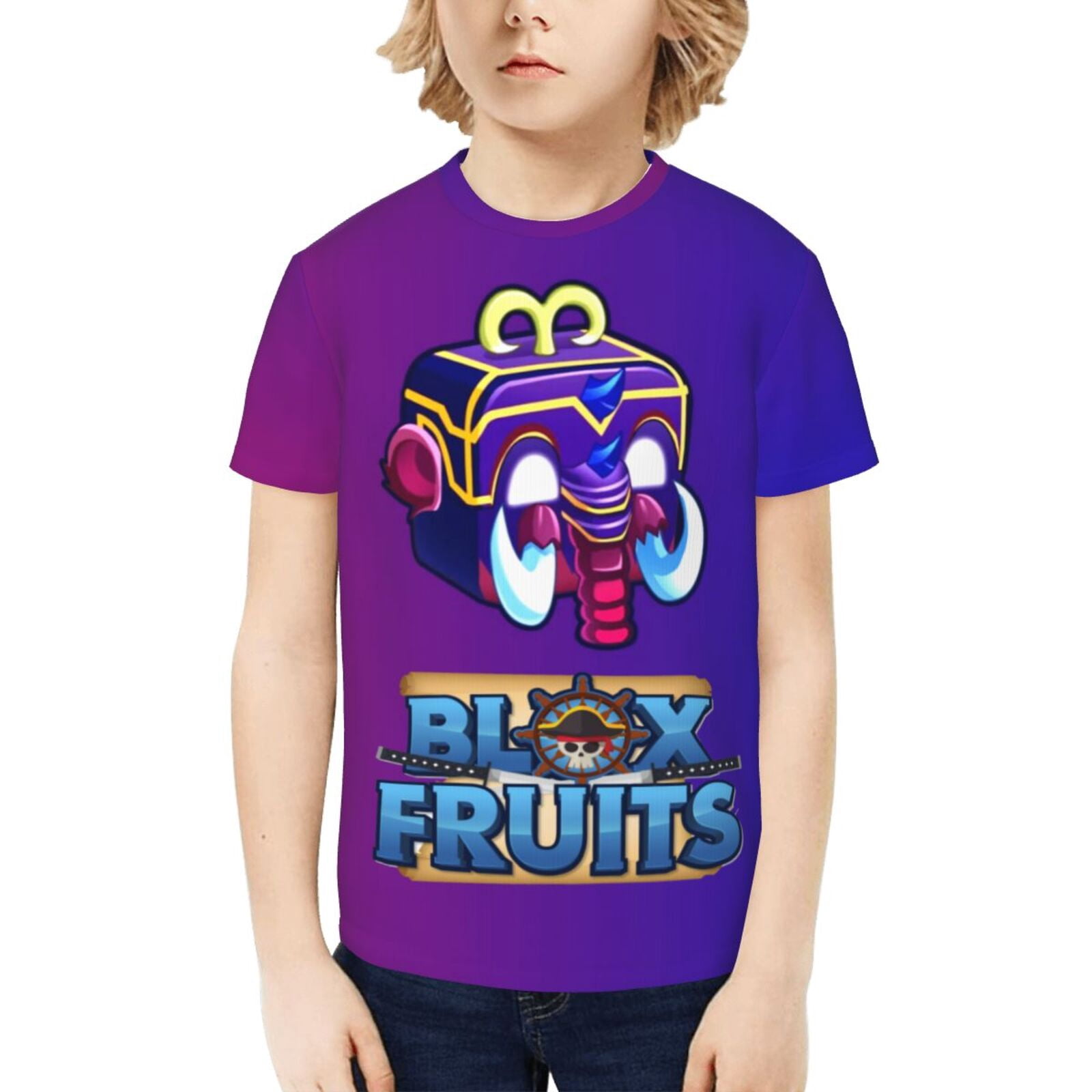 Blox Fruits Kids T-Shirt 3d Printed Graphic T-Shirts Boys And Girls ...