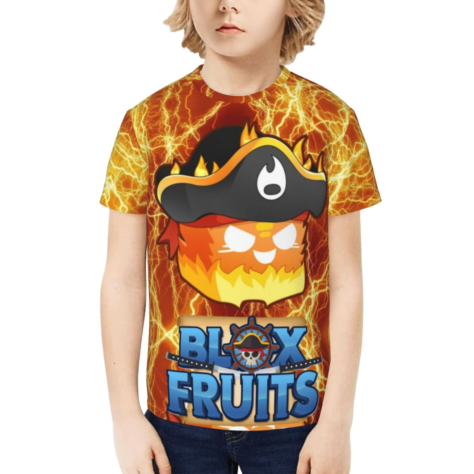 Blox Fruits Kids T-Shirt 3d Printed Graphic T-Shirts Boys And Girls ...