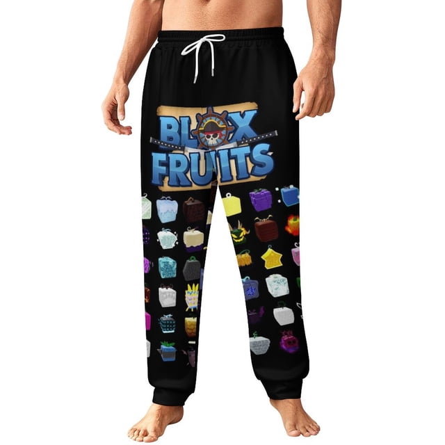 Blox Fruits Men's Athletic Joggers Stretch Sweatpants Running Workout ...
