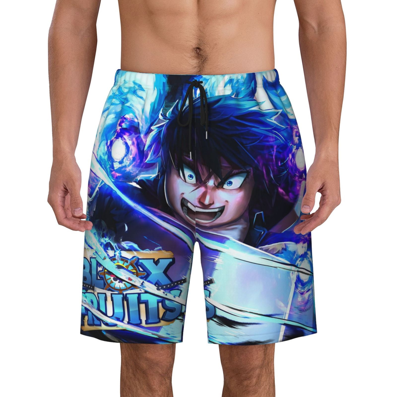 Blox Fruits Men's Swim Trunks Quick Dry Board Shorts Bathing Suit ...