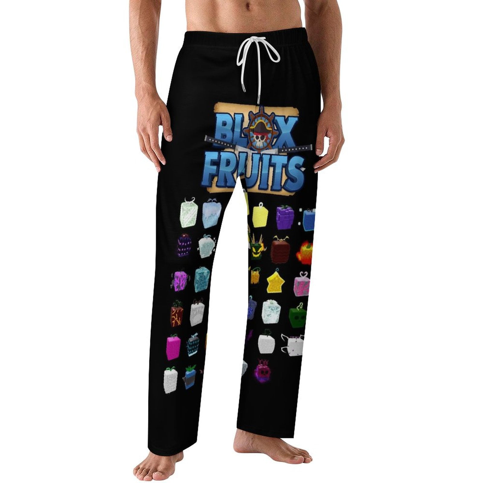 Blox Fruits Mens PJ Pajama Pants Bottoms Lounge Pants Sleepwear PJs ...