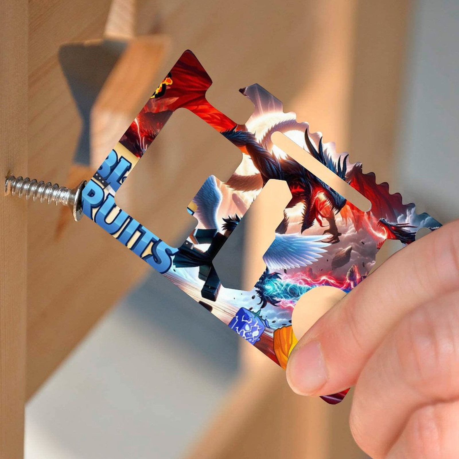 Blox Fruits Multitool Credit Card Sized Pocket Tool, 11-in-1 Wallet ...