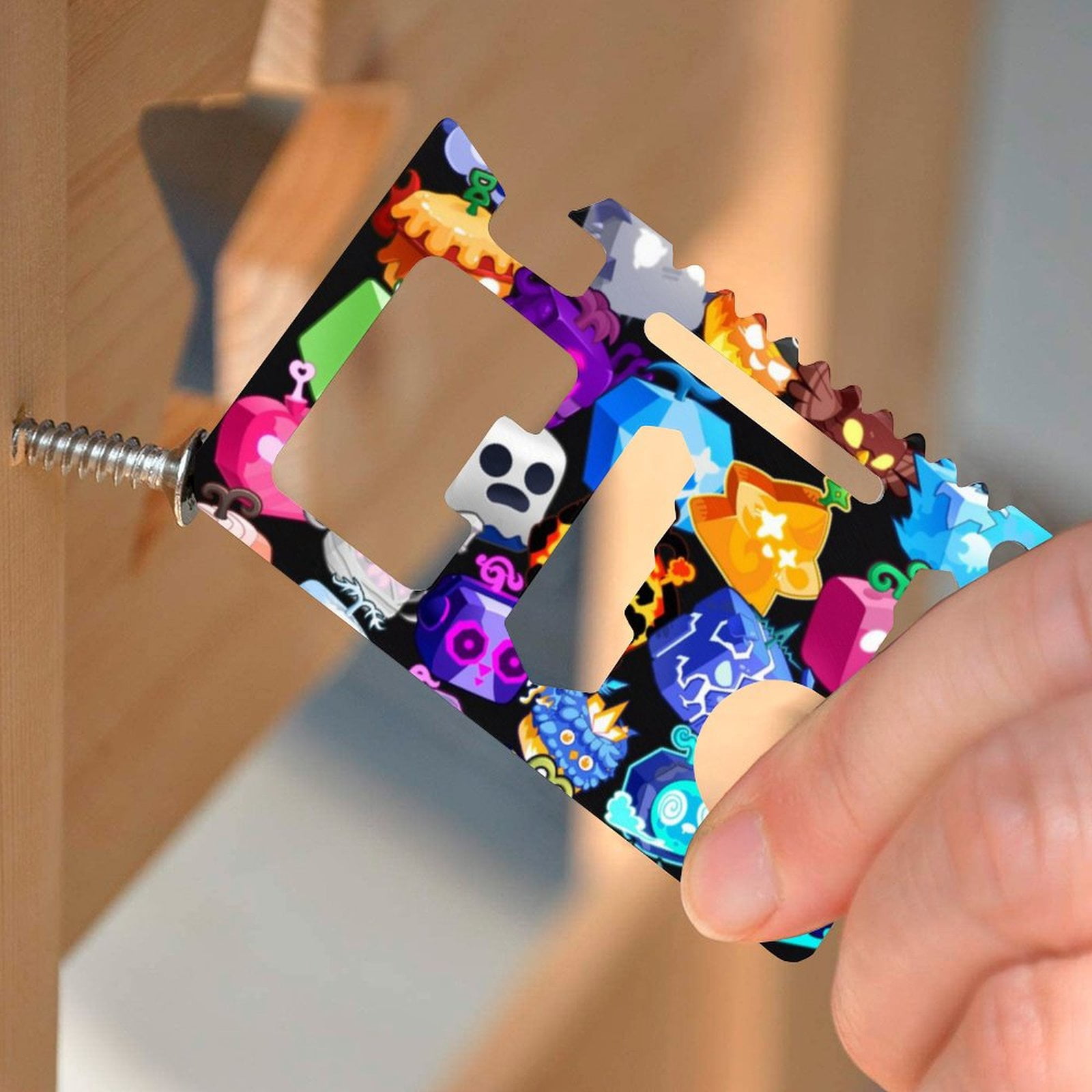 Blox Fruits Multitool Credit Card Sized Pocket Tool, 11-in-1 Wallet ...