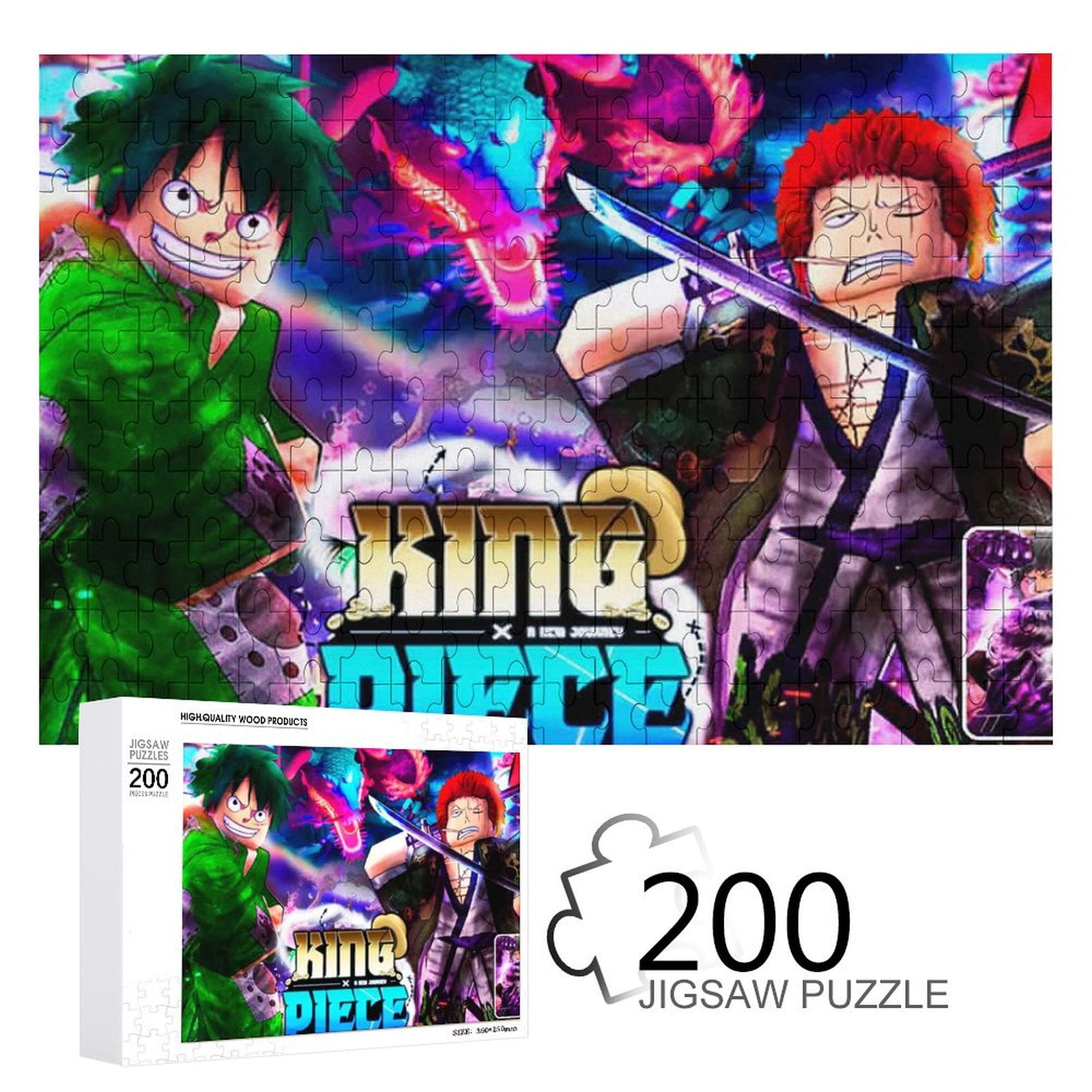 Blox Fruits Puzzle For Adults & Kids - 200 PCS Jigsaw Puzzle - Walmart.com